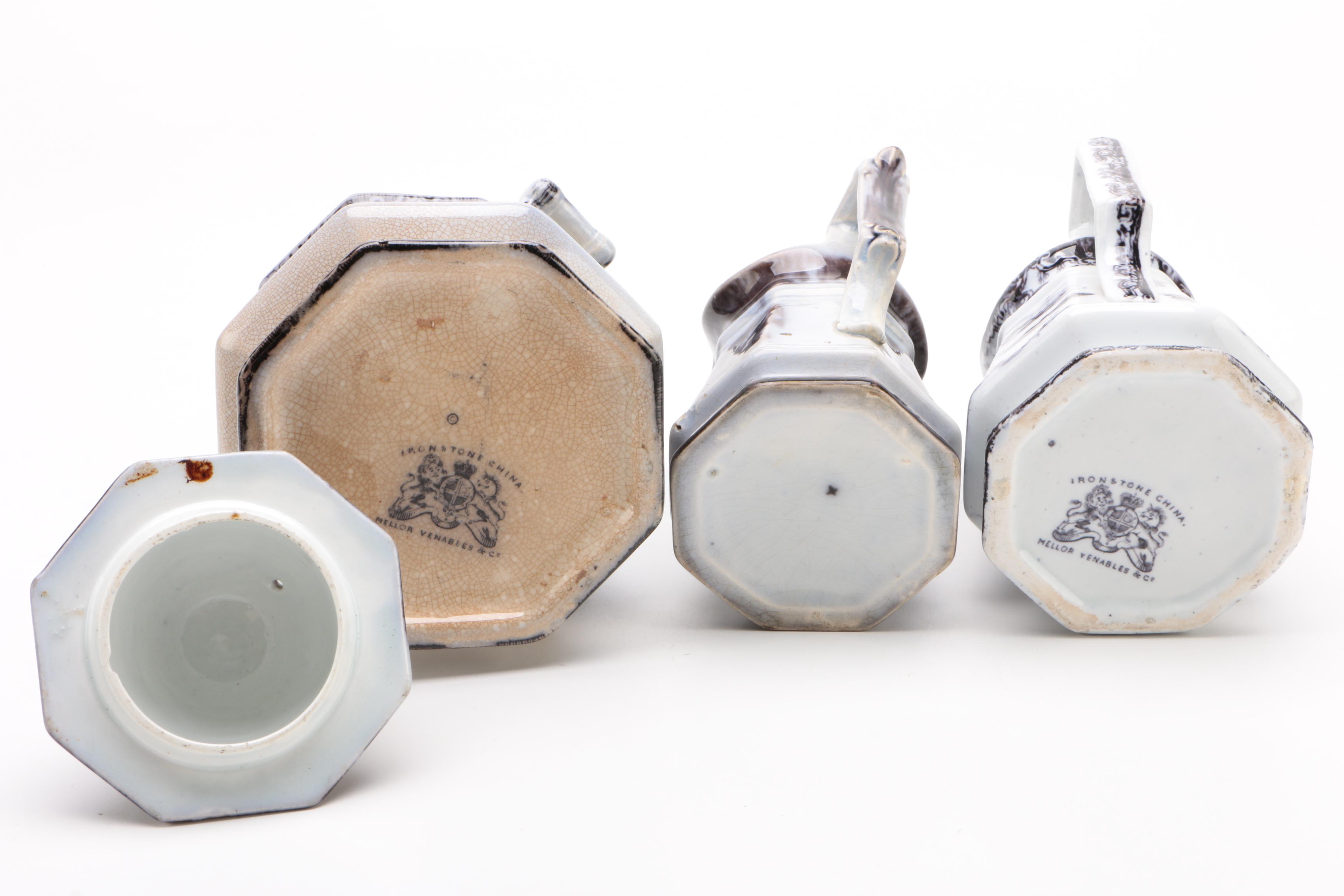 Mellor, Venables & Co. "Beauties of China" Mulberry Transferware Tea ...