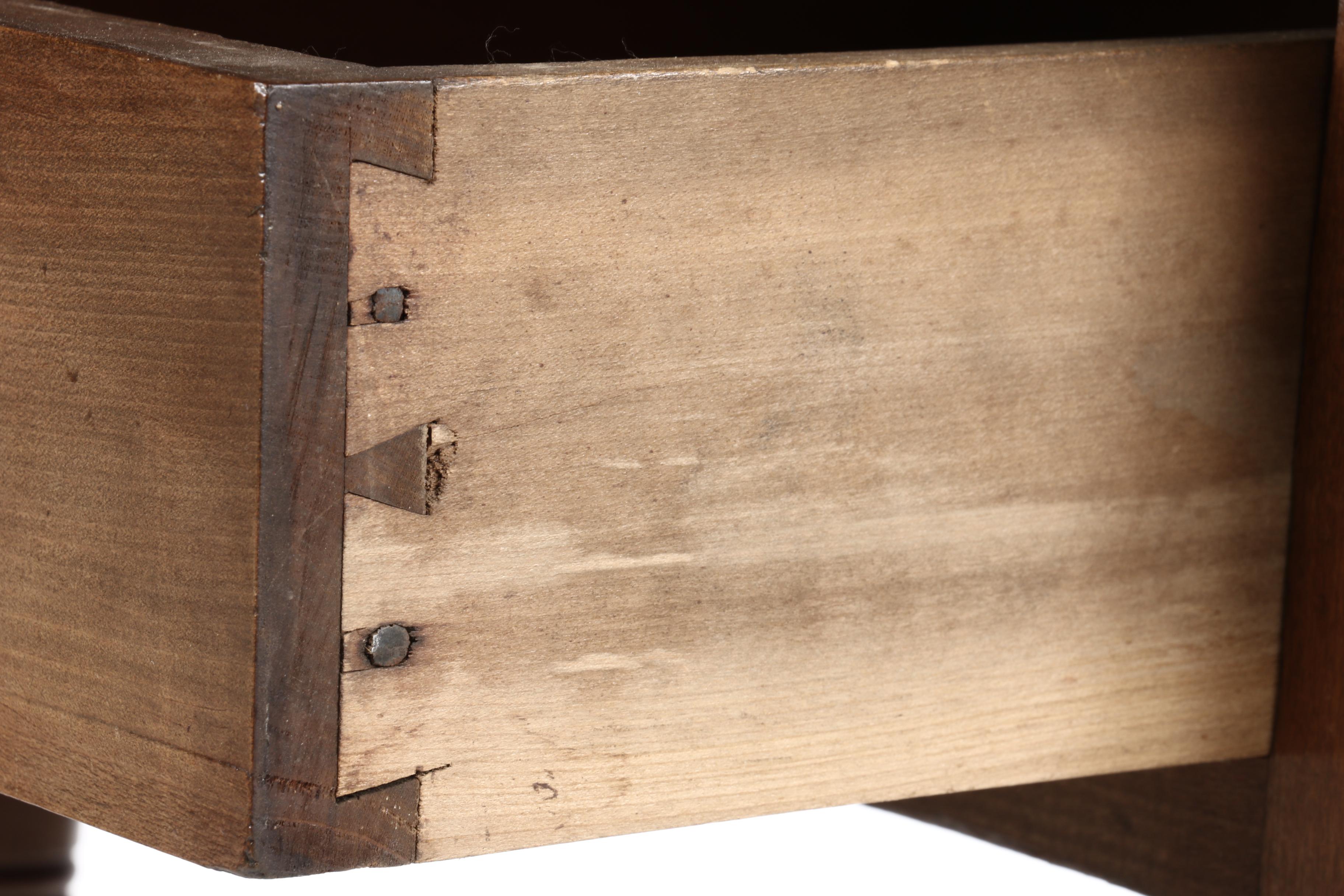 American Walnut and Poplar One-Drawer Side Table, 19th Century | EBTH
