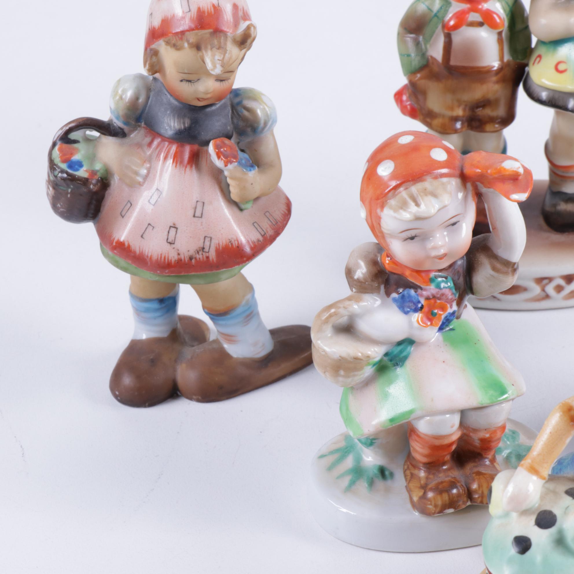 Japanese Hummel Style Porcelain Figurines | EBTH