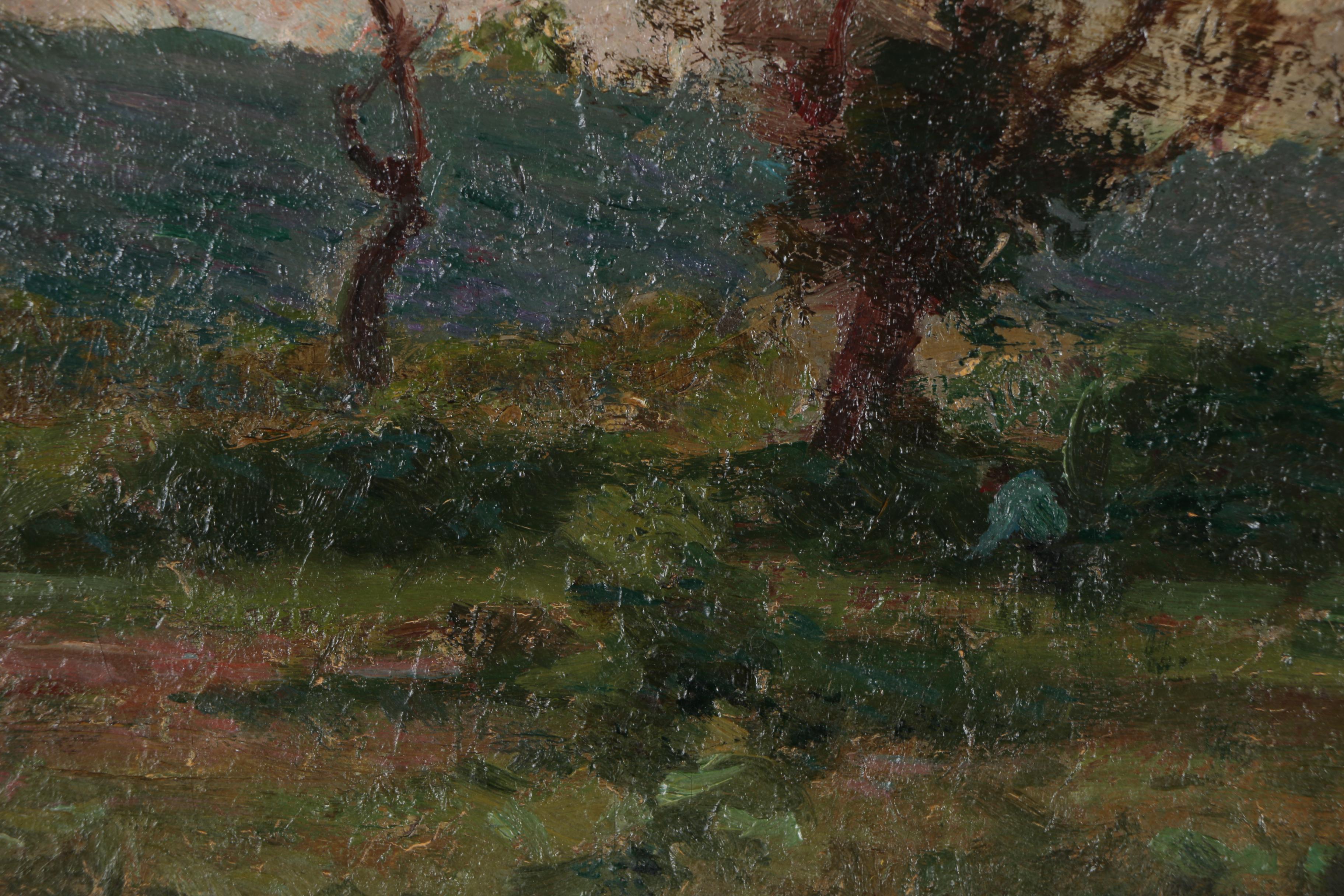 Frank A. Bicknell Oil Painting "August Sunset" | EBTH