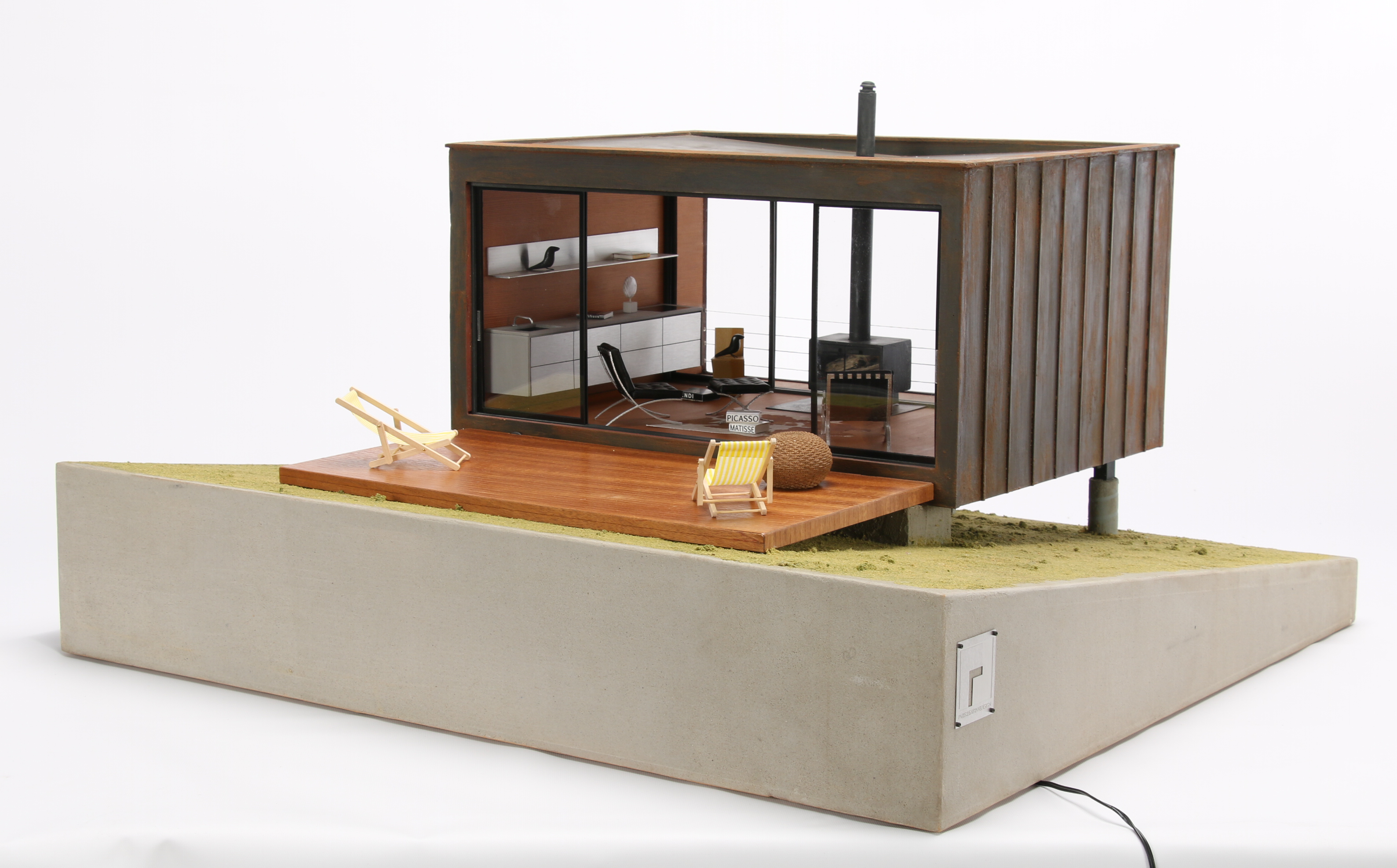 Paris Renfroe Modernist WeeHouse Model from Milwaukee Art Museum, 2011 ...