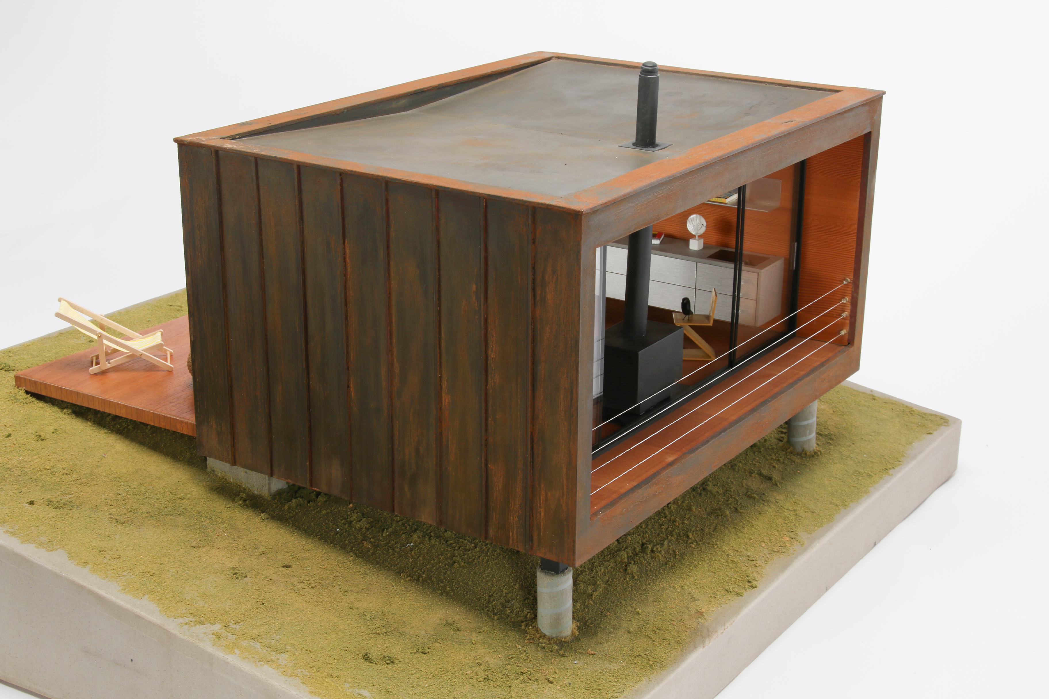 Paris Renfroe Modernist WeeHouse Model from Milwaukee Art Museum, 2011 ...