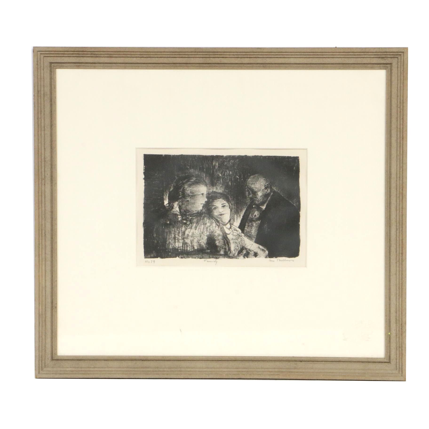George Bellows Lithograph "Family" | EBTH