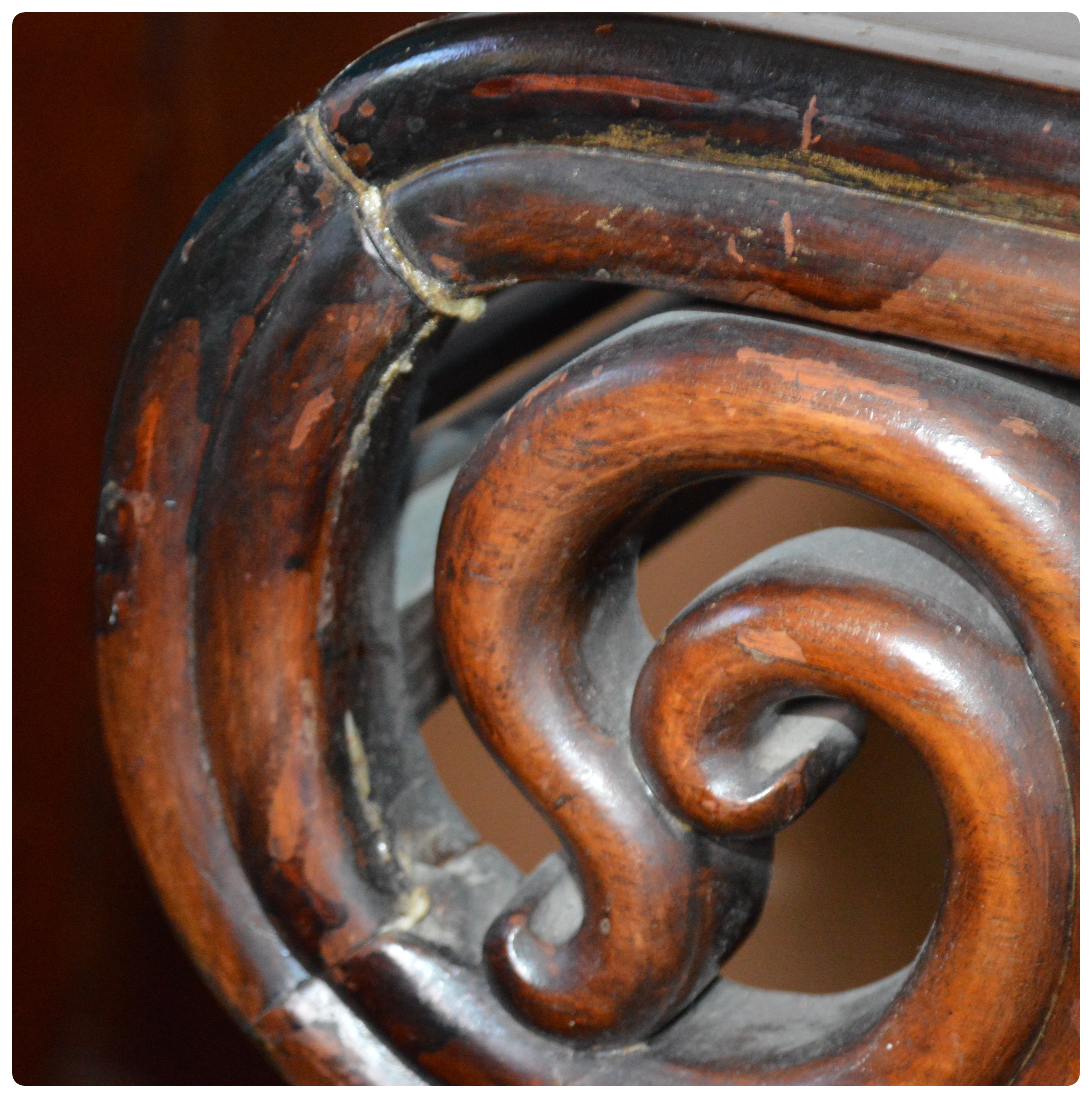 Ming Dynasty Style Rosewood Scroll Table, 18th/19th Century ...