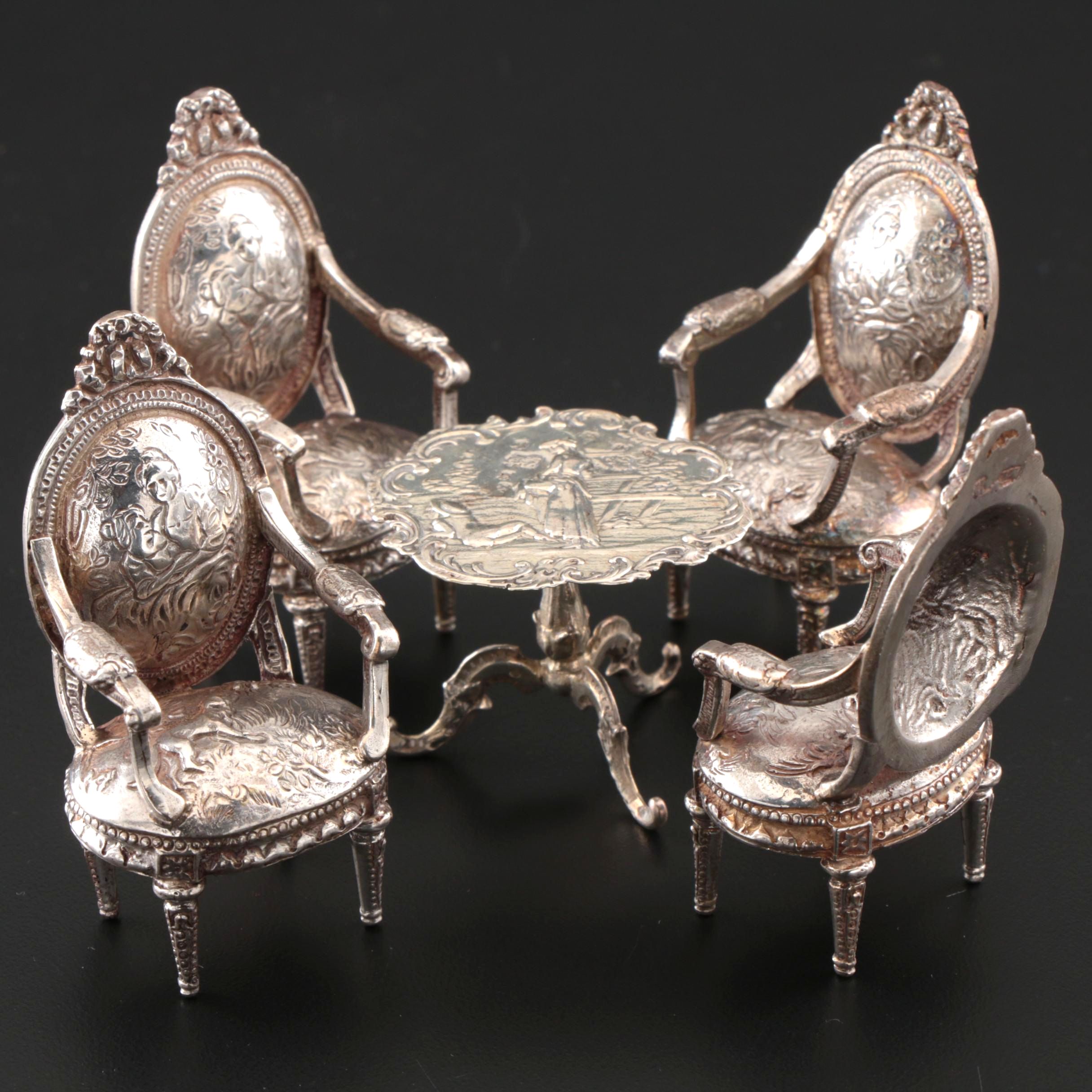 Simon Rosenau Dutch Baroque 800 Miniature Parlor Table and other ...