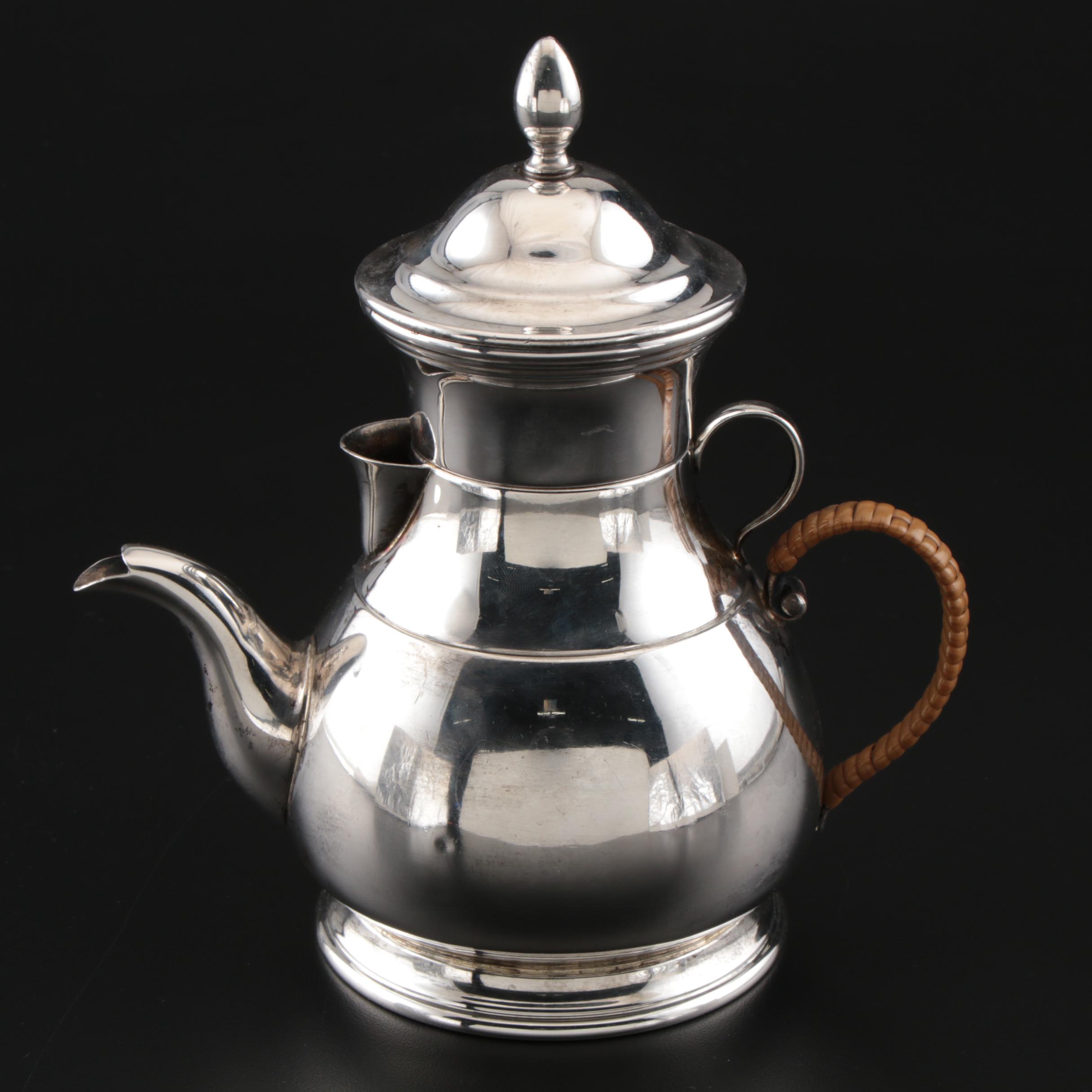 Cartier Sterling Stacking Individual Tea Set | EBTH