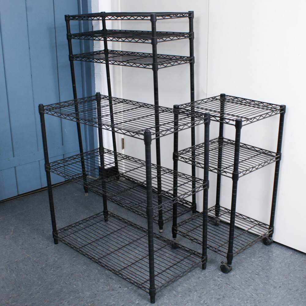 Black Metal Storage Racks | Everything But The House