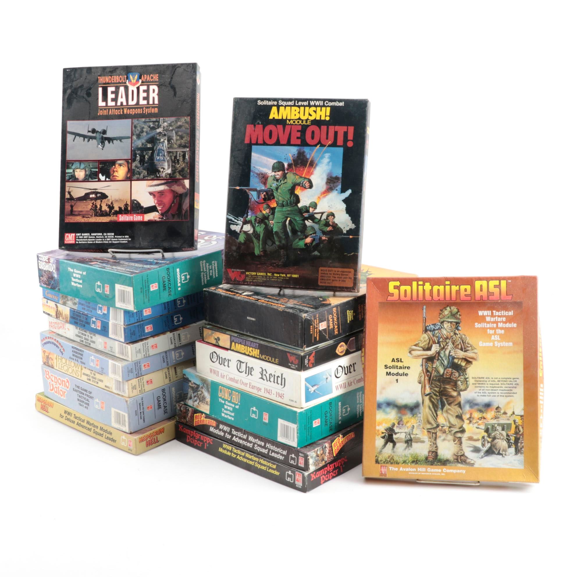 Tactical Military Warfare Board Games in Original Packaging, Late 20th ...