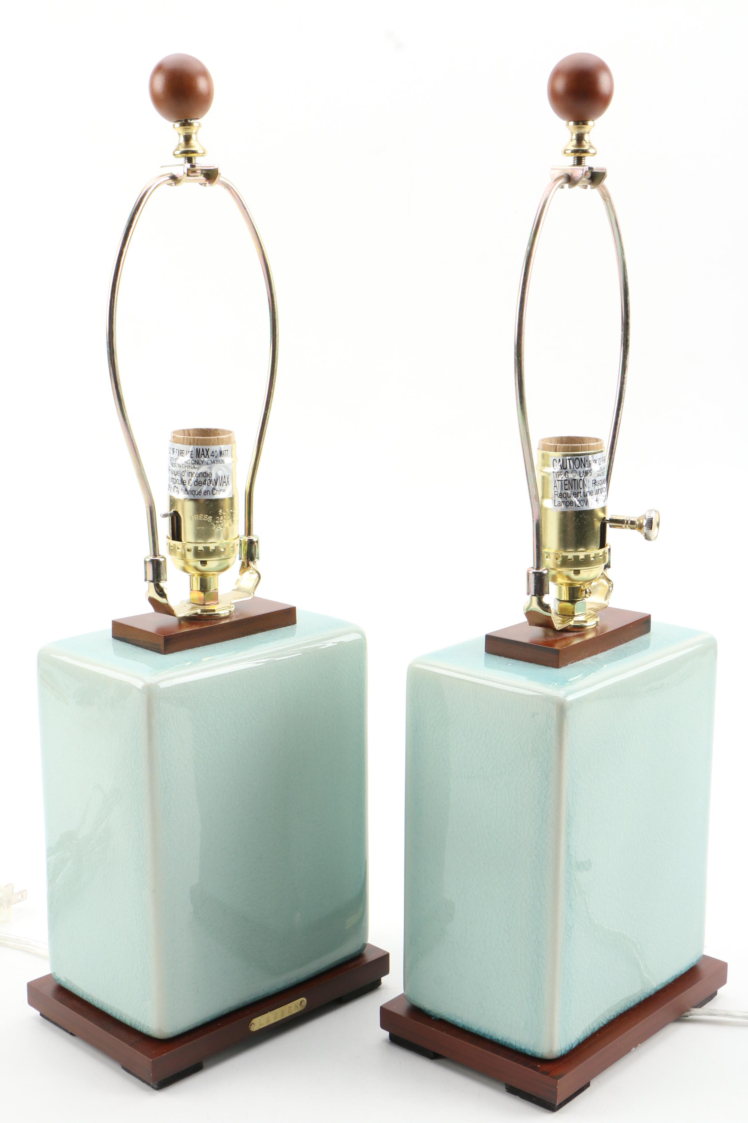 Ralph Lauren Porcelain Table Lamps, 2017 | EBTH