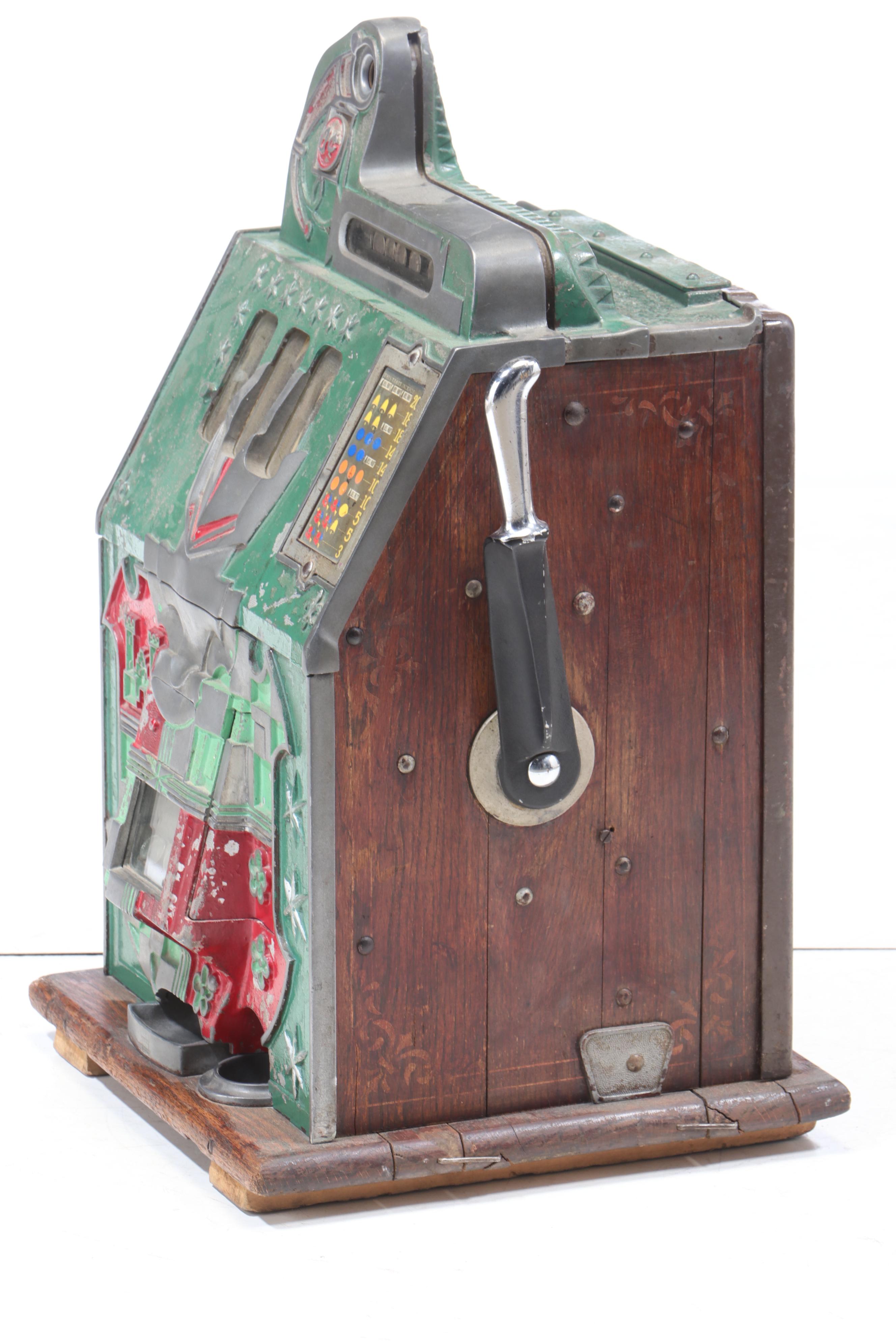 Vintage Mills Castle Ten-Cent Slot Machine, Early to Mid 20th Century ...