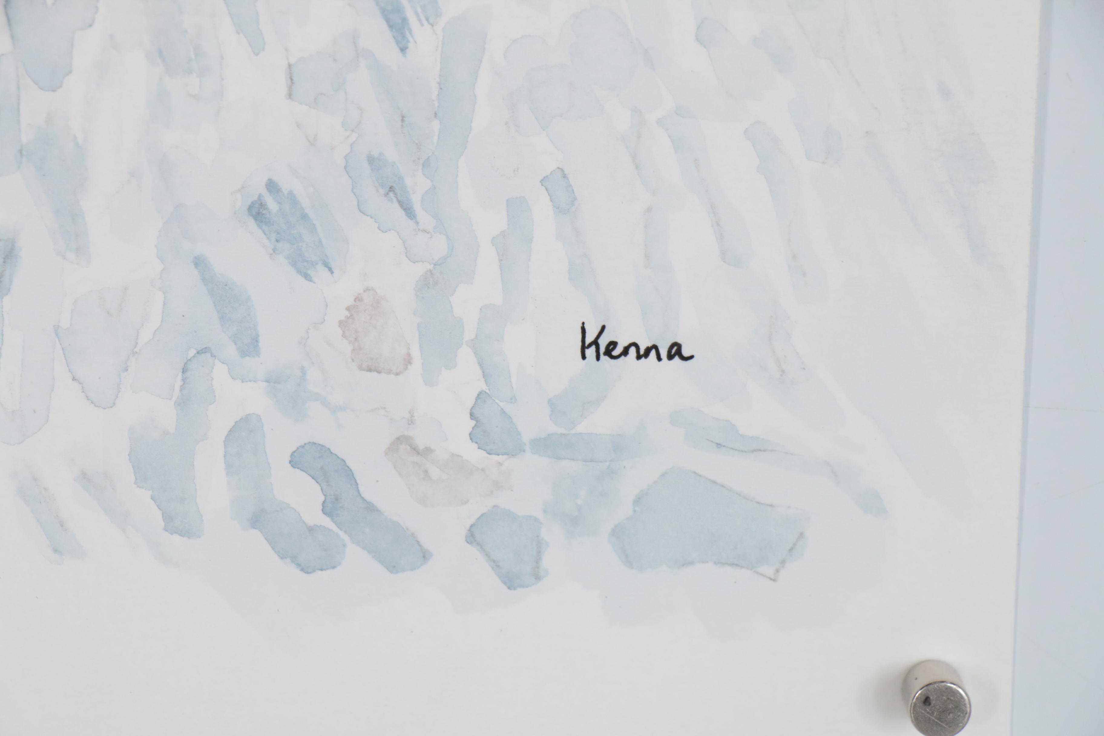 Kenna Matthews Watercolor Painting of Chicken | EBTH