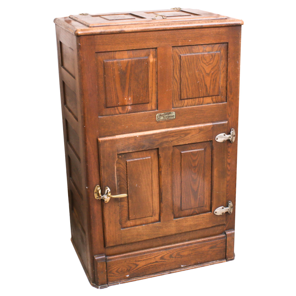 Challenge Iceburg Oak Ice Box, Late 19th Century | EBTH