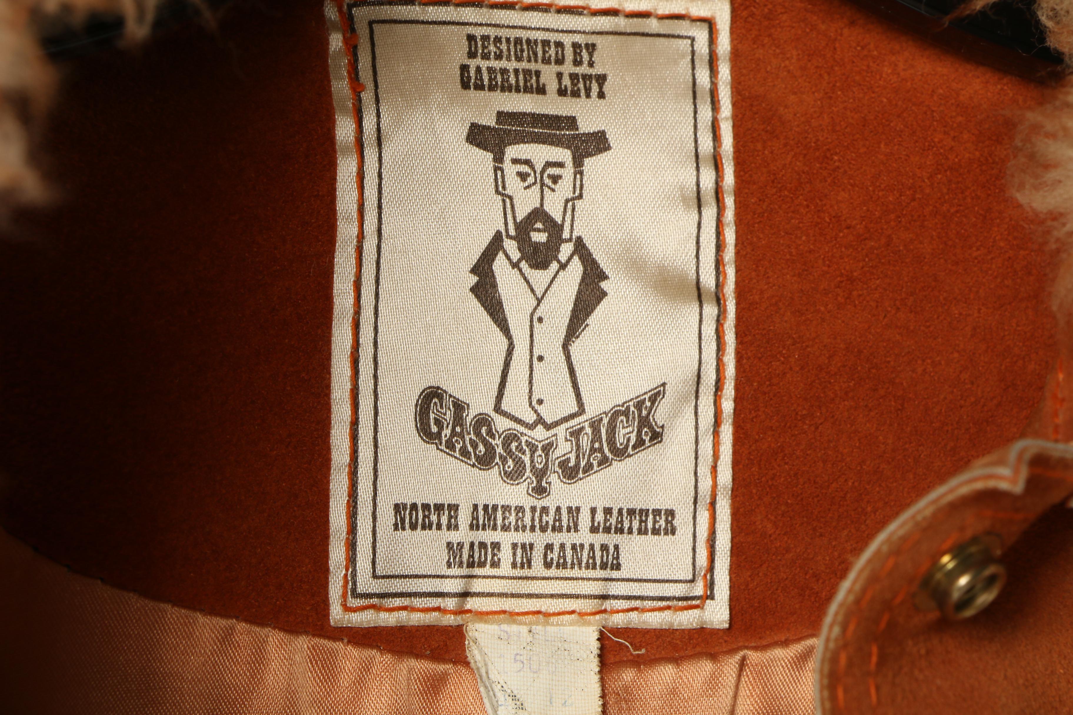 Gassy Jack Suede and Shearling Coat Designed by Gabriel Levy, 1970s ...