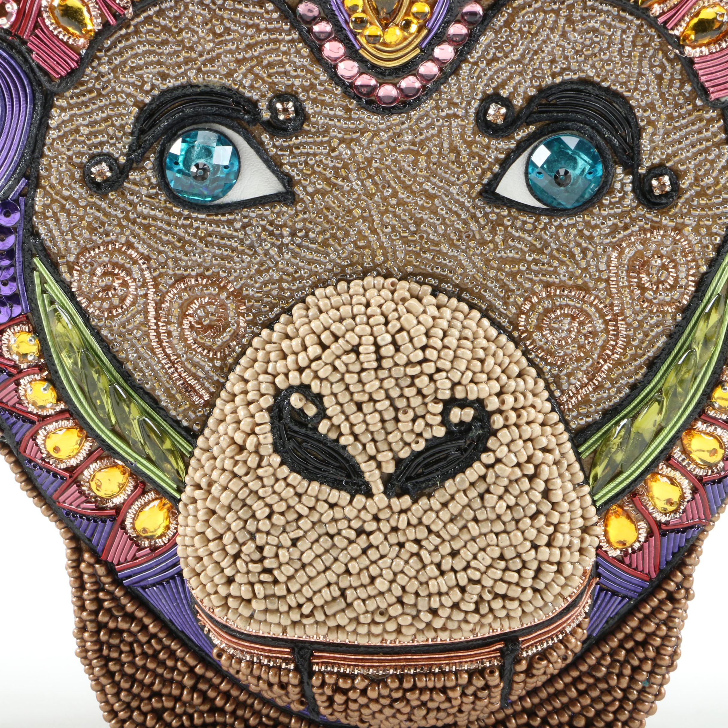 Mary Frances "Going Bananas" Embellished Monkey Head Crossbody Bag | EBTH