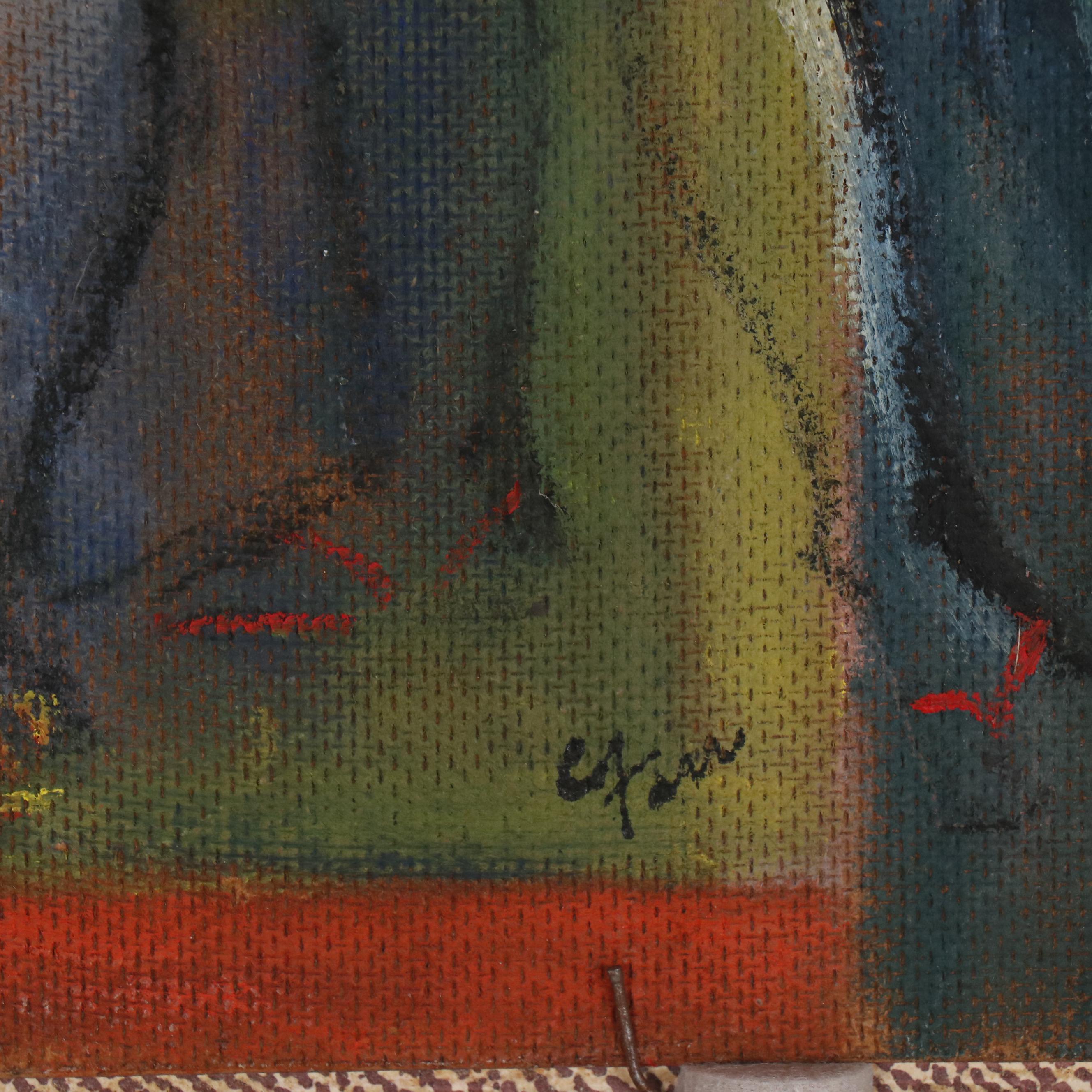 Charles Farr Modernist Oil Painting of Three Women | EBTH