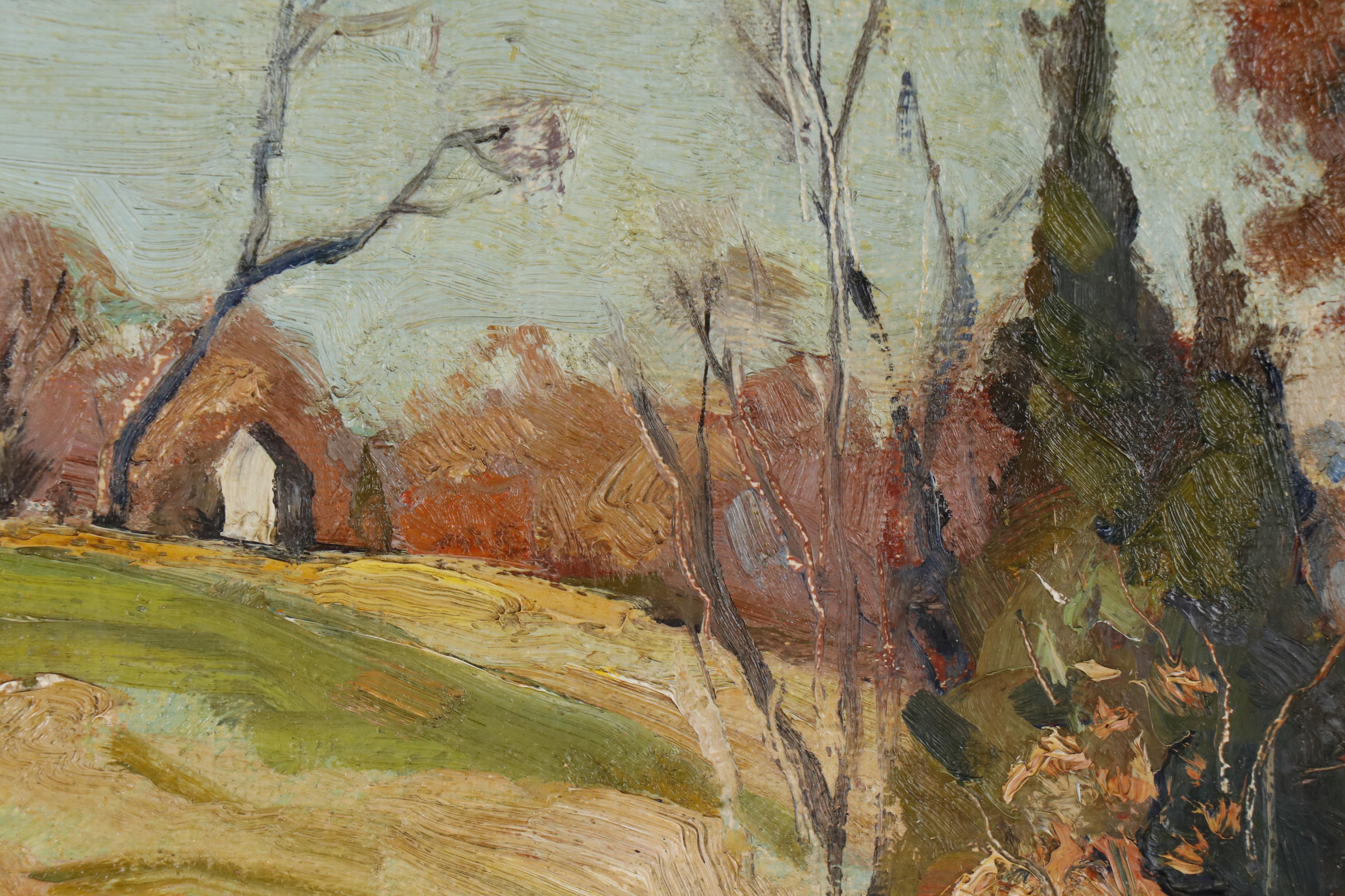 Kenneth E. Greene Oil Painting "Acadian House- Guilford, Connecticut ...