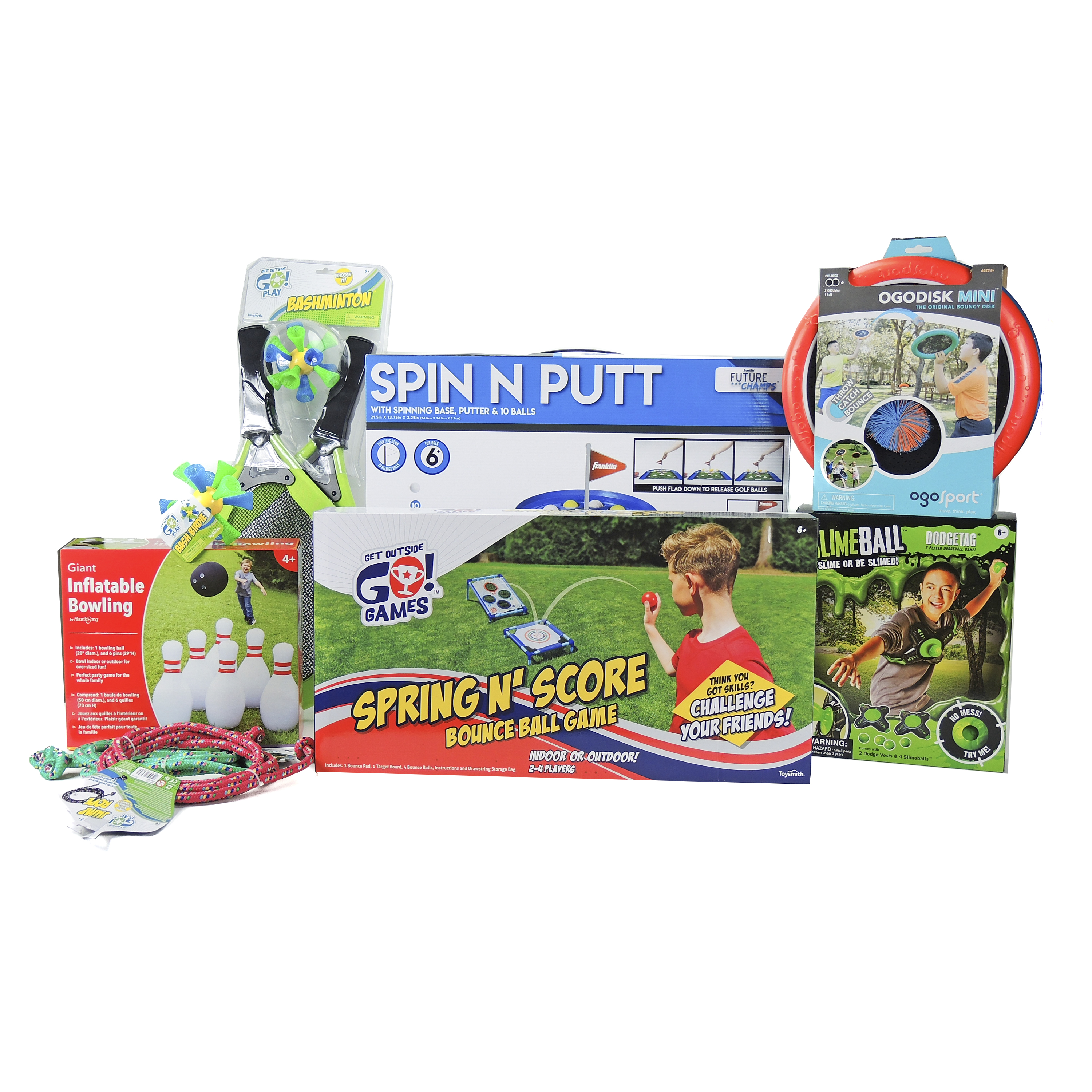 Toysmith "Spring N' Score" Game, Franklin "Spin N Putt" Game, and More ...