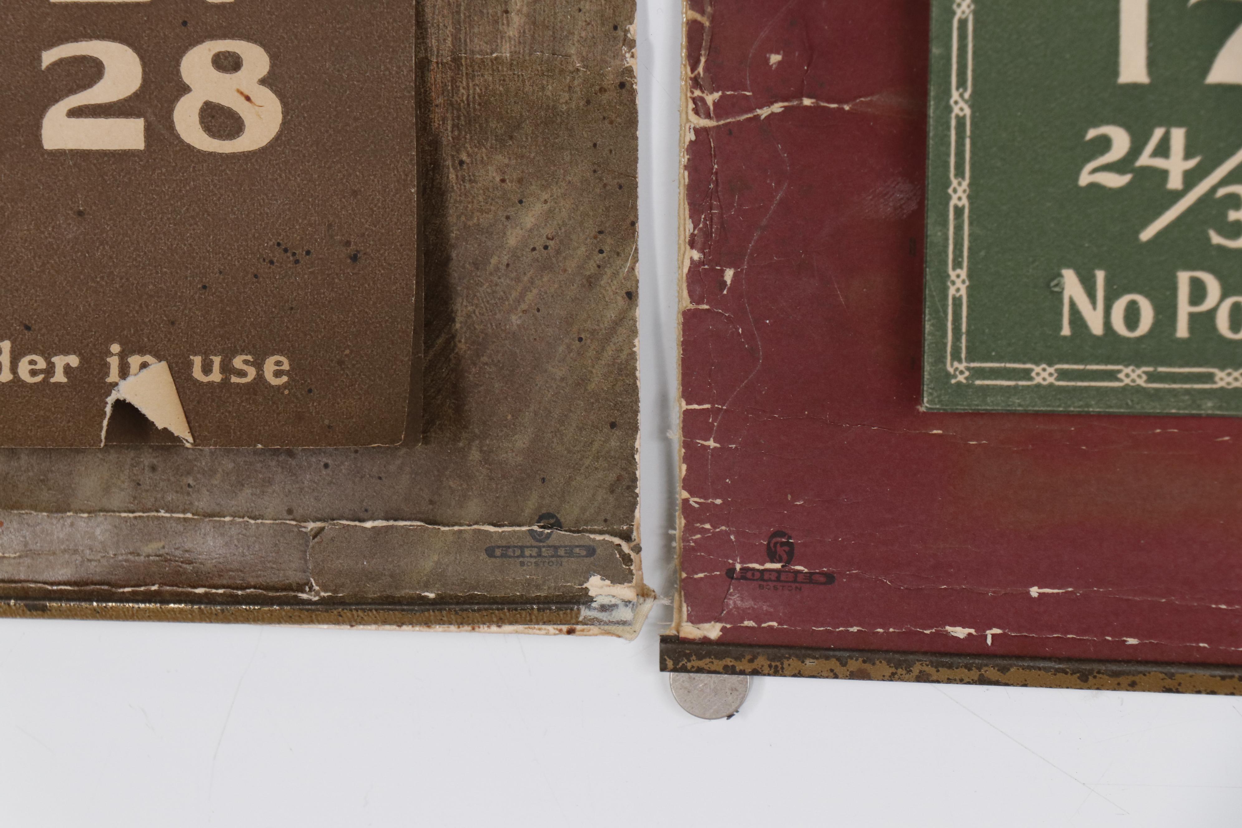 Early Dupont Gun Powder Calendars with Hunting Themes | EBTH