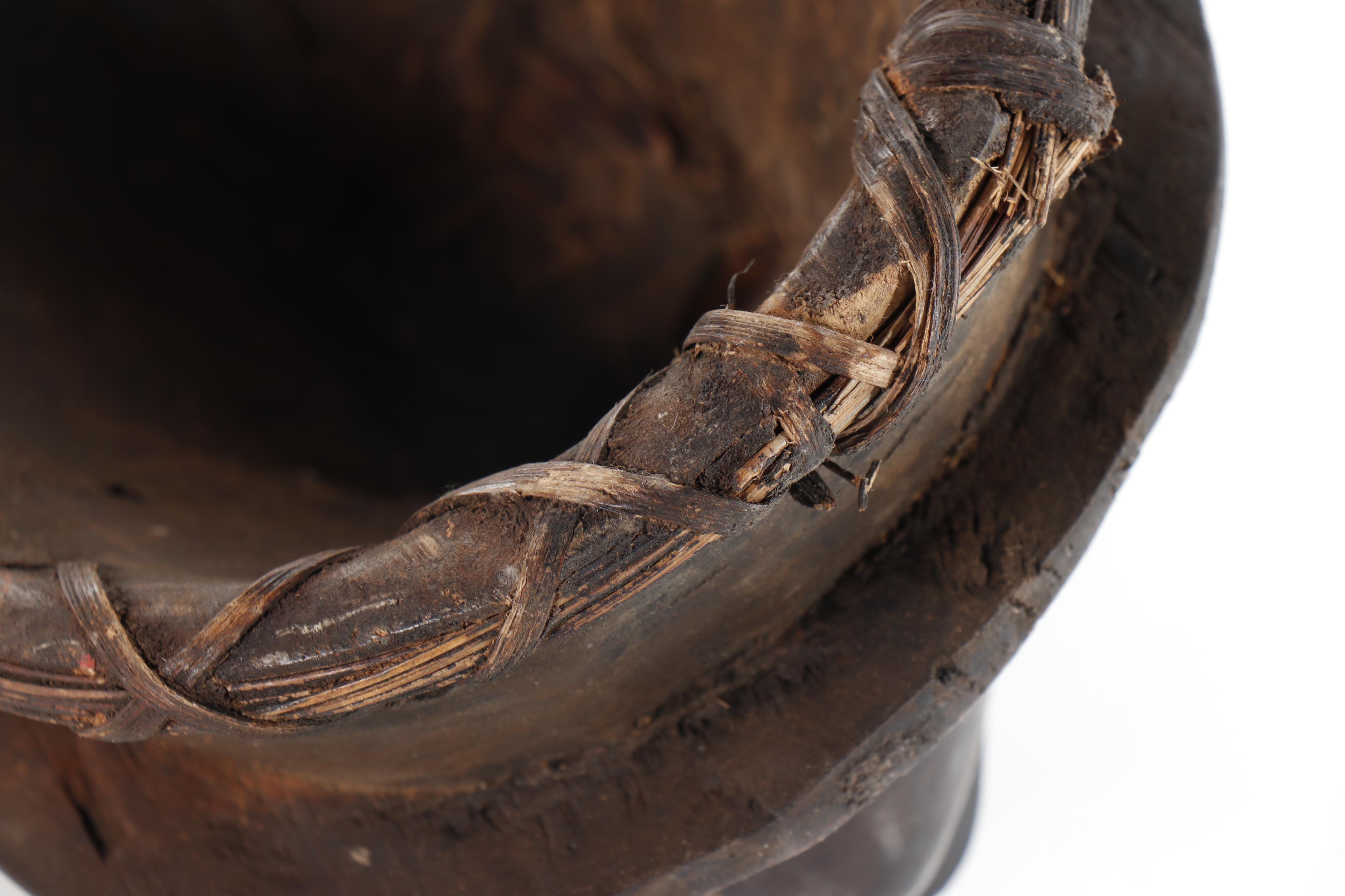 Baule/Yaure Style Wooden Mask with Bird Crest | EBTH