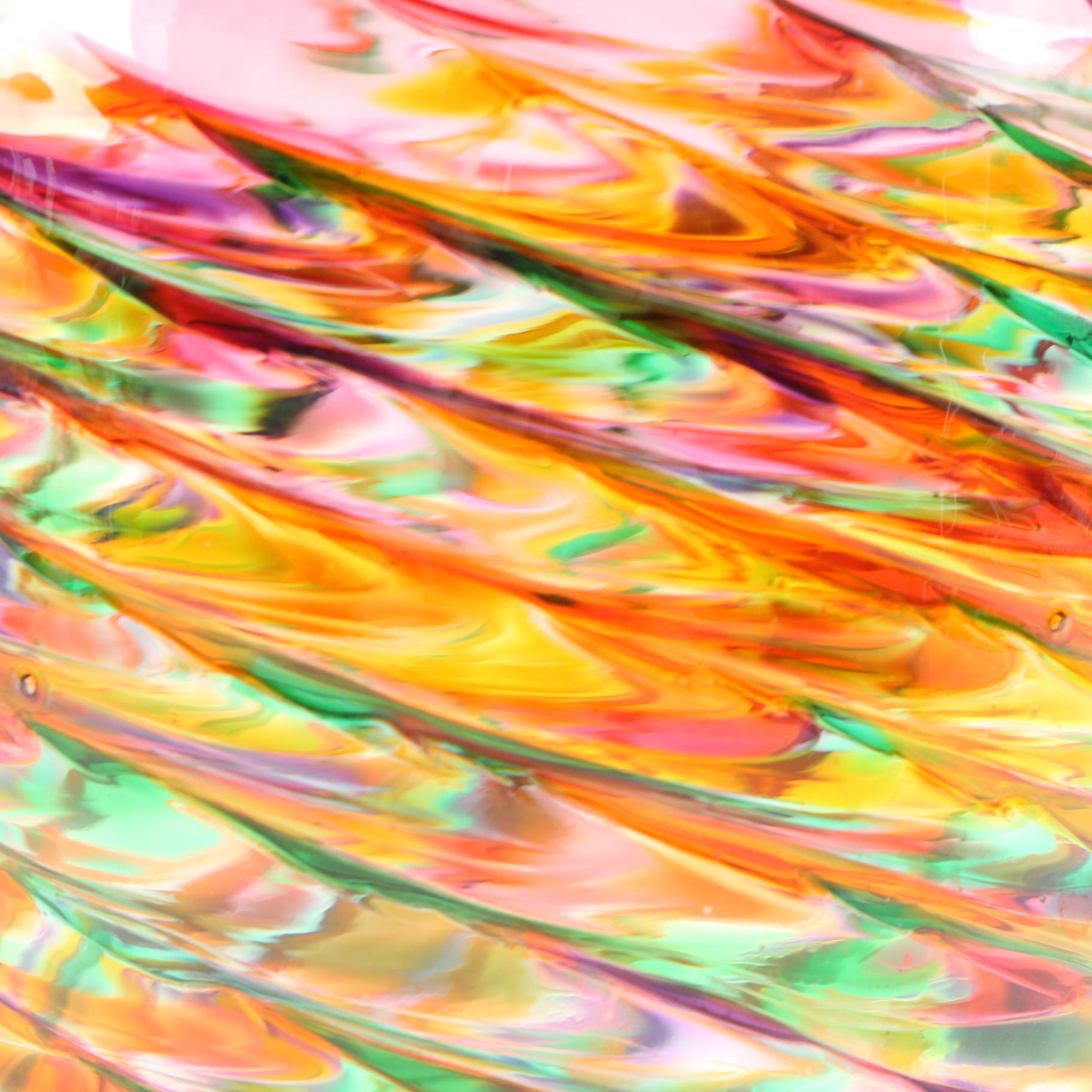 Michael Trimpol for Little River Hotglass Studio Art Glass Vase, 2014 | EBTH