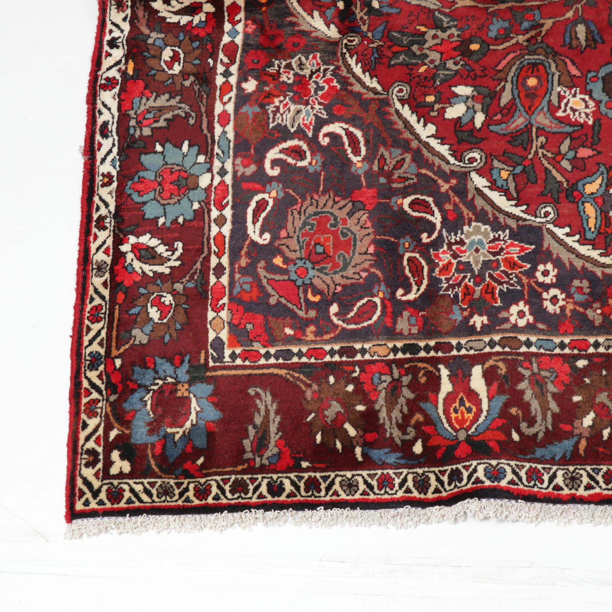6'7 x 9'10 Hand-Knotted Persian Bakhtiari Rug, 1970s | EBTH