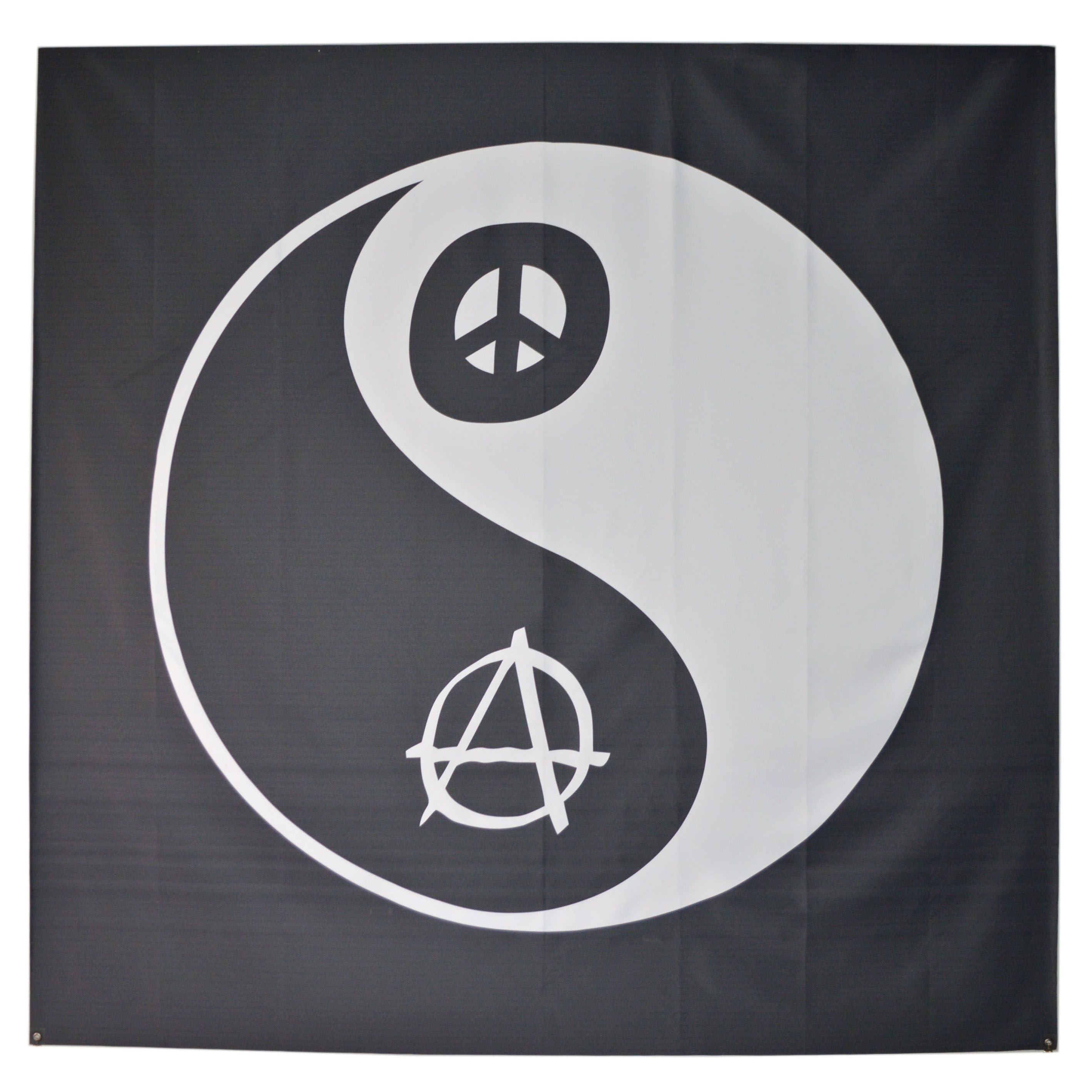 Anarchy and Peace Printed Fabric Banner | EBTH