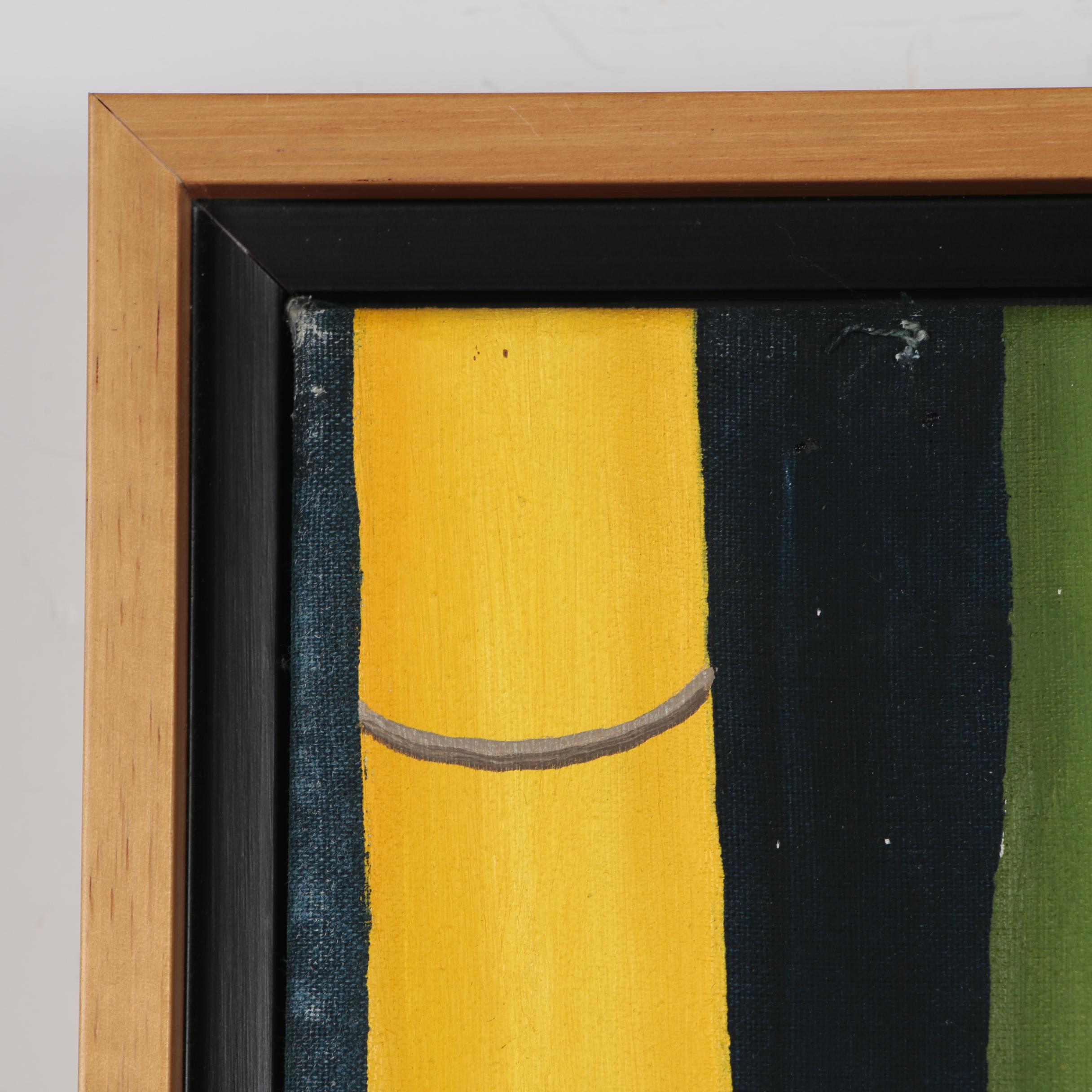 Modern Bamboo Acrylic Painting | Everything But The House