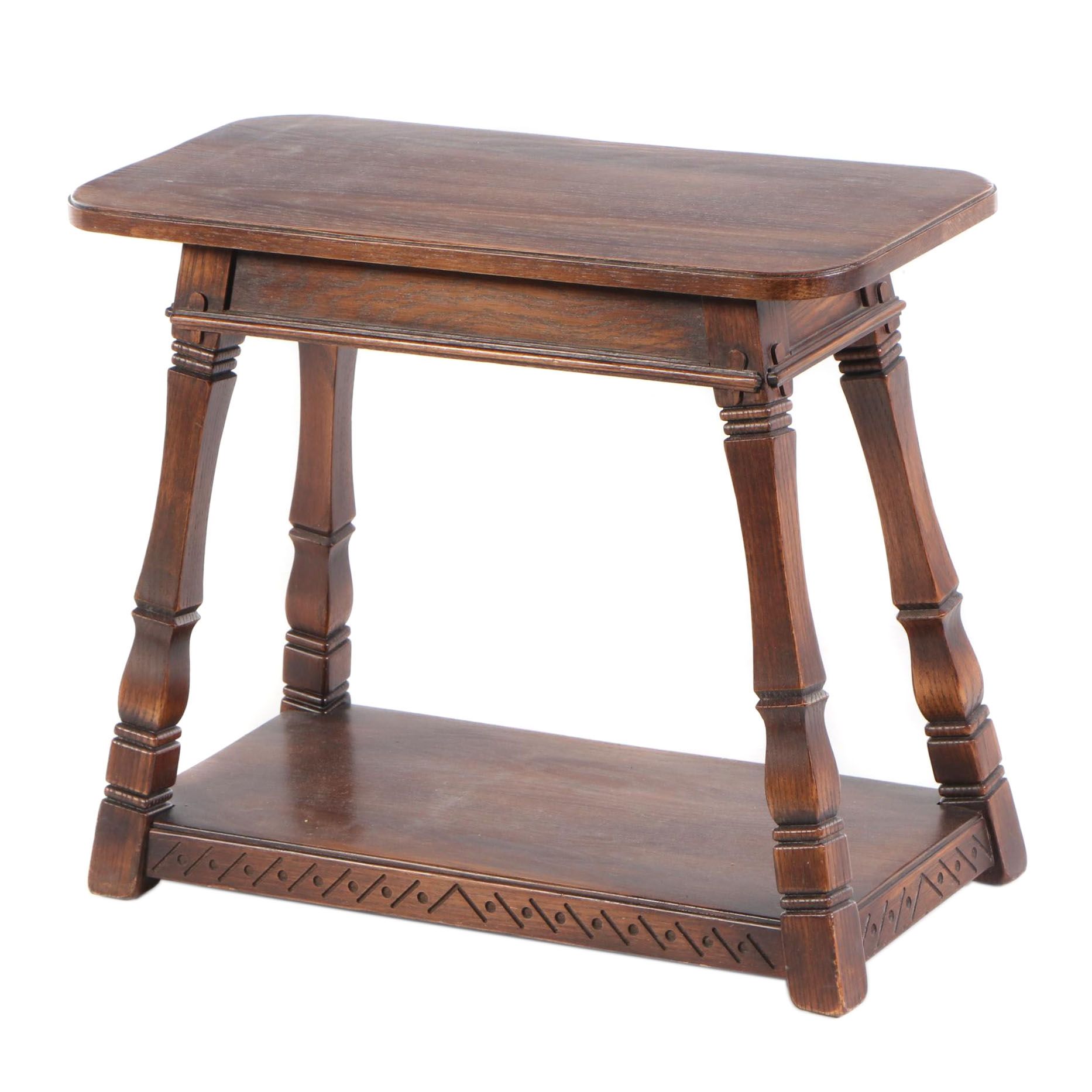 Romweber Oak End Table, circa 1950 | Everything But The House