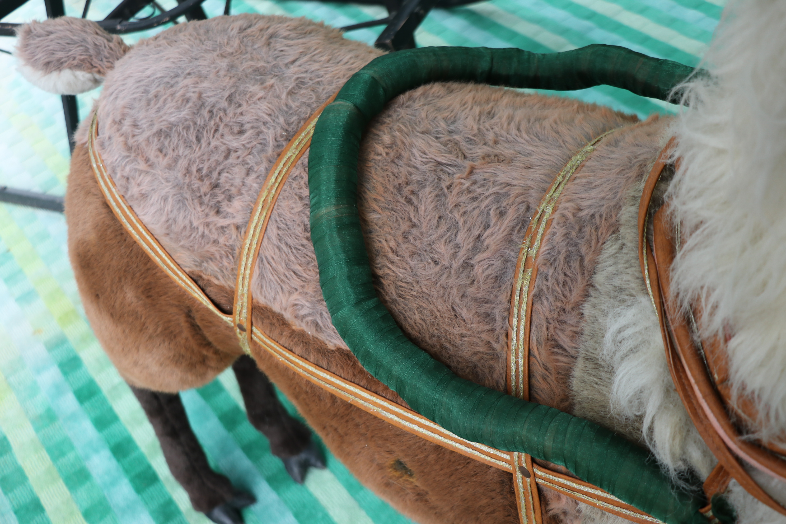 Ramat Large Plush Reindeer, Vintage | Everything But The House