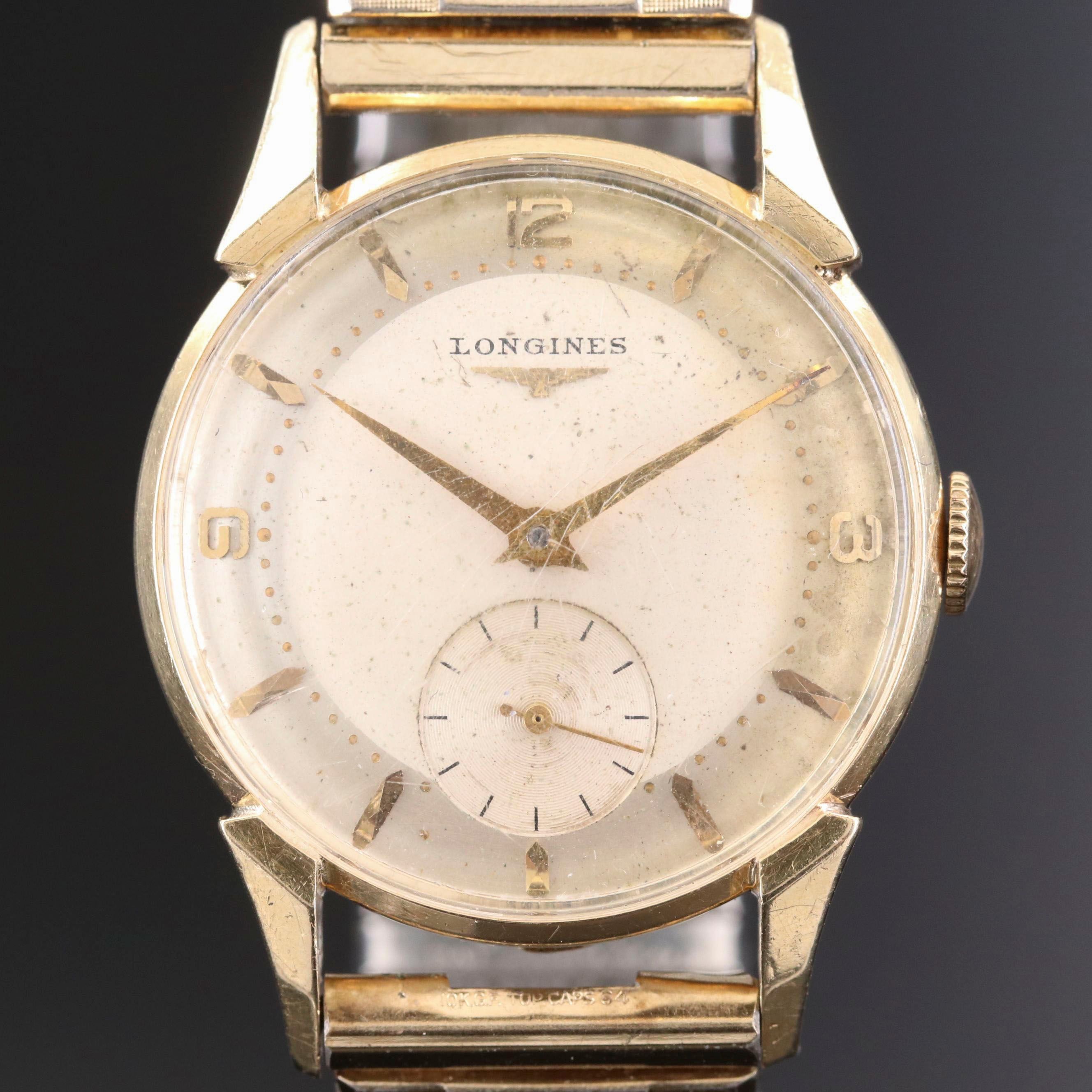 14K Gold Longines Stem Wind Wristwatch | EBTH