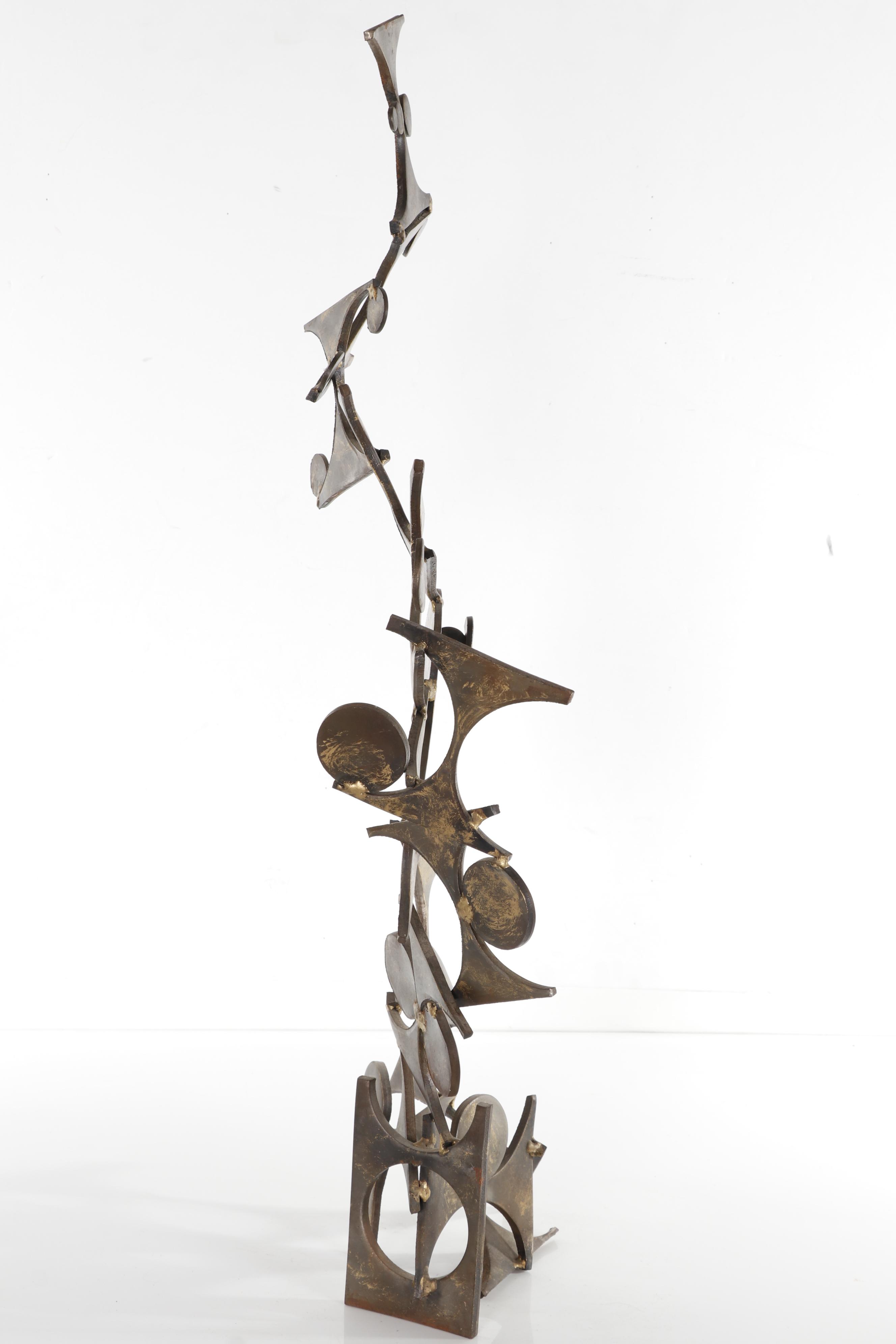 Marc Weinstein Brutalist Modern Metal Sculpture, Mid 20th Century | EBTH