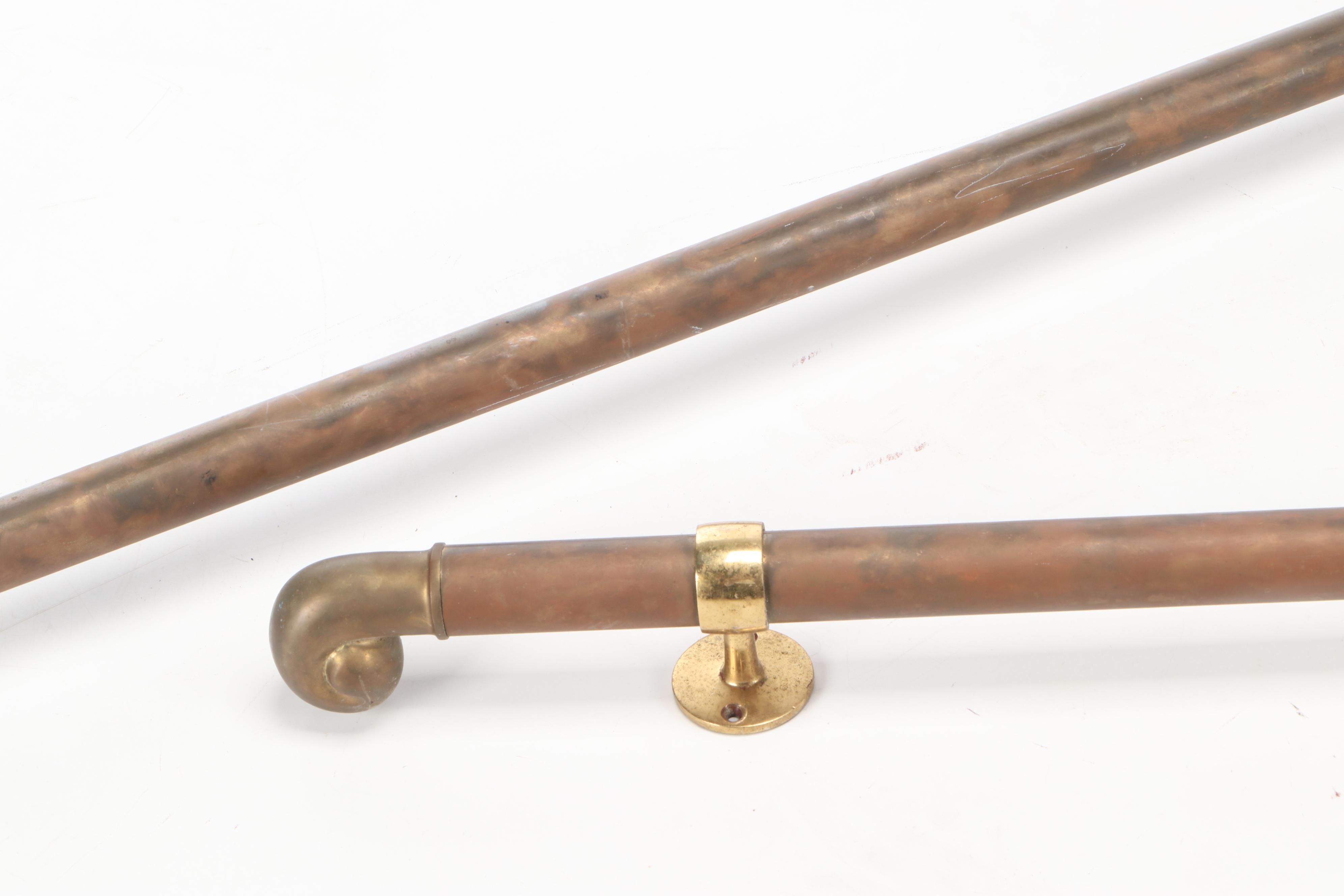 Brass and Copper Hand Rails | EBTH