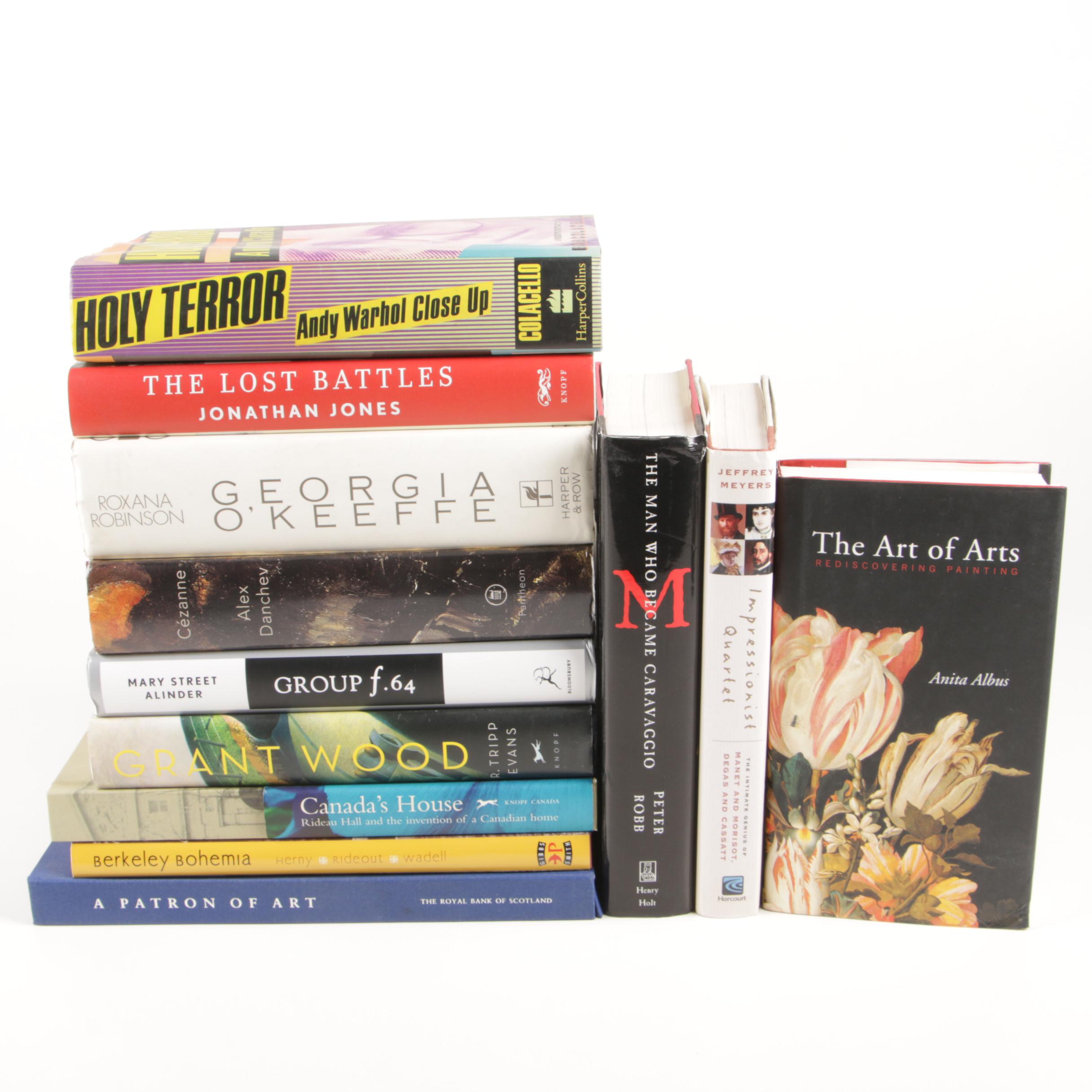 Art Books and Artist Biographies Including Paul Cézanne and Georgia O ...