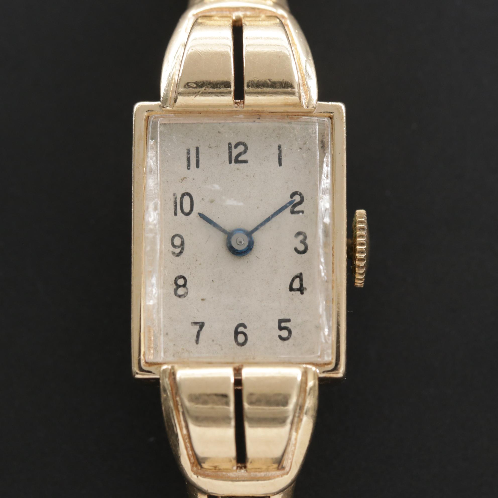 Vintage 14K Gold Perry Watch Co. Stem Wind Watch | EBTH