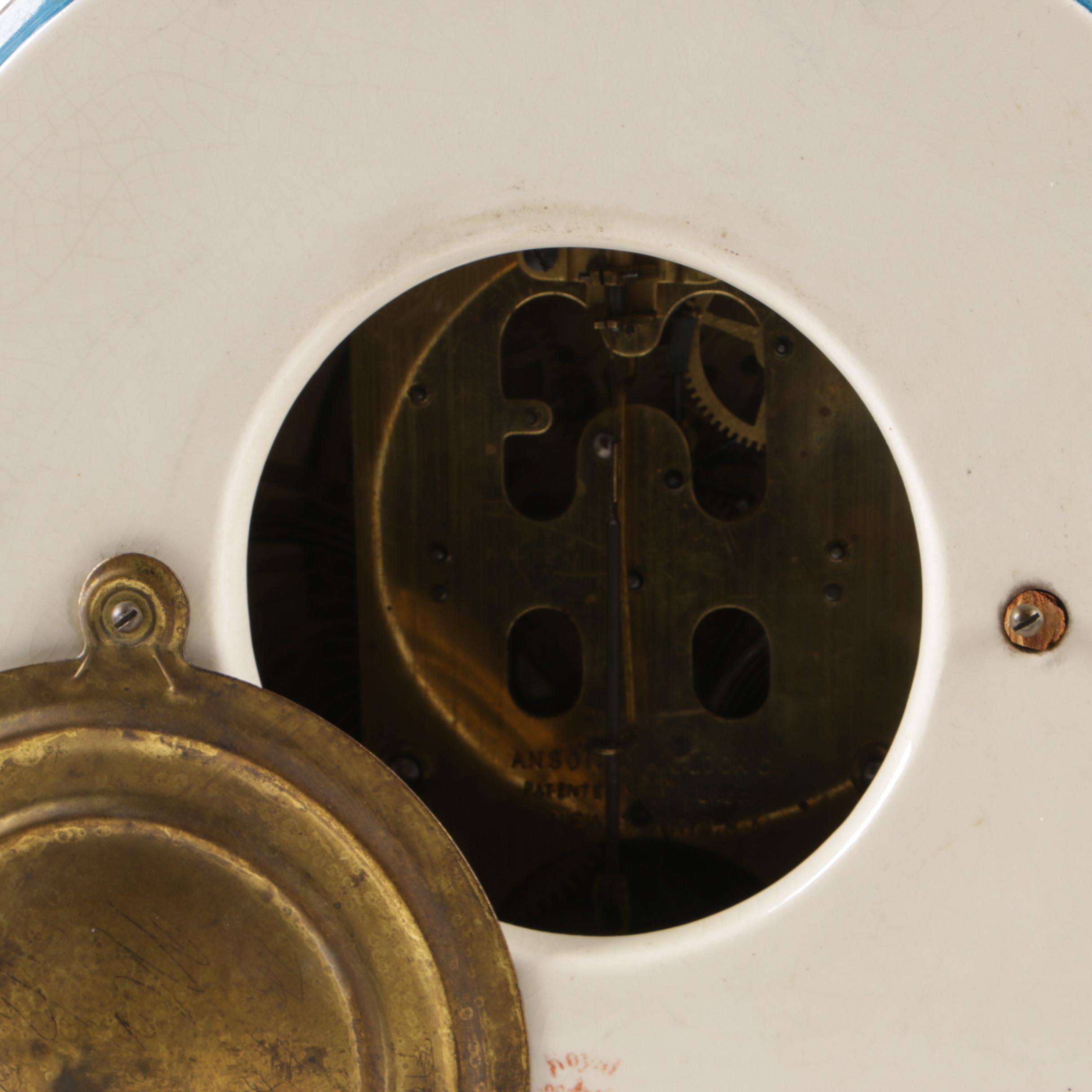 Ansonia Royal Bonn "La Verdon" Porcelain Mantel Clock | EBTH