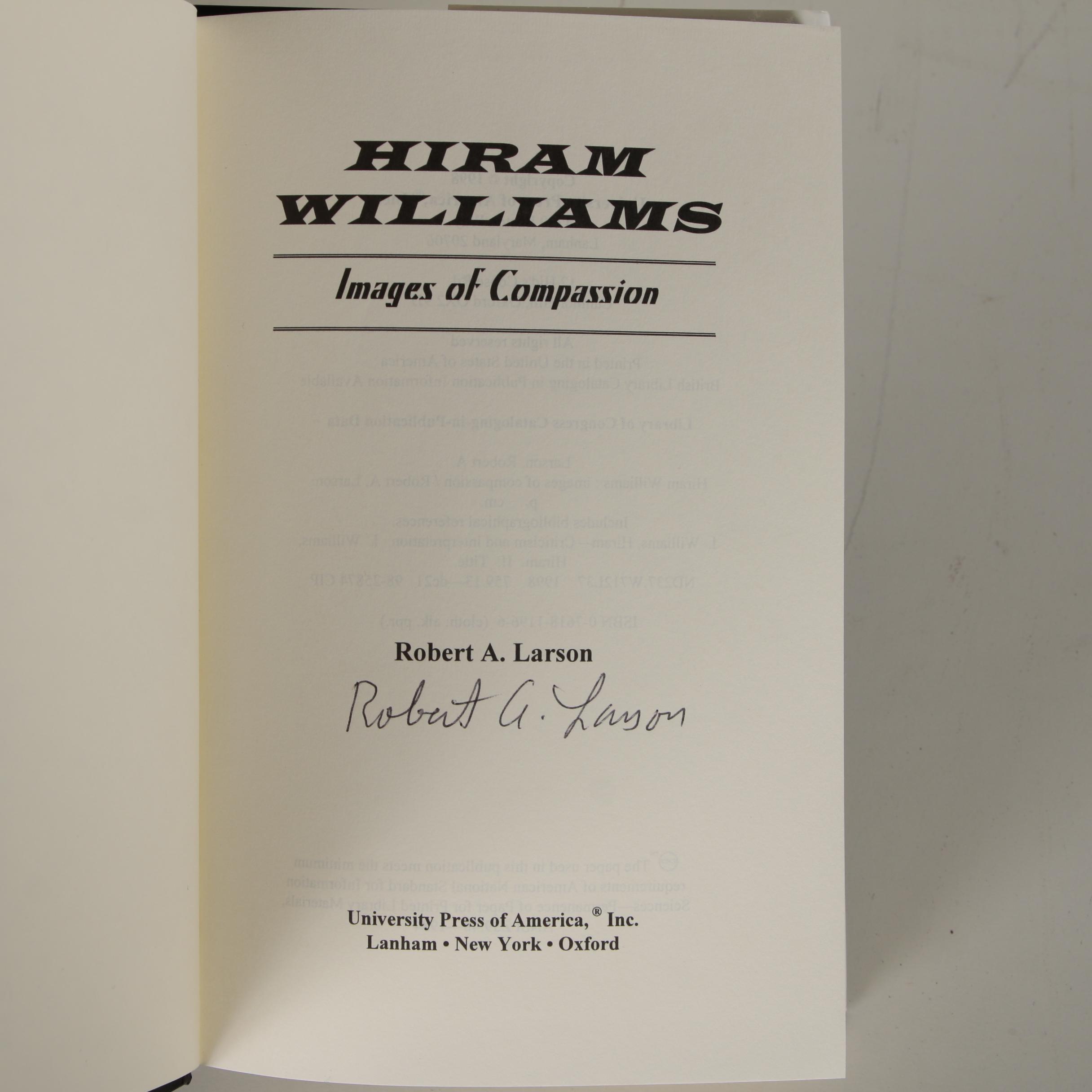 Hiram Williams Oil Painting "Highway Dip", 1961 and Book "Images of ...