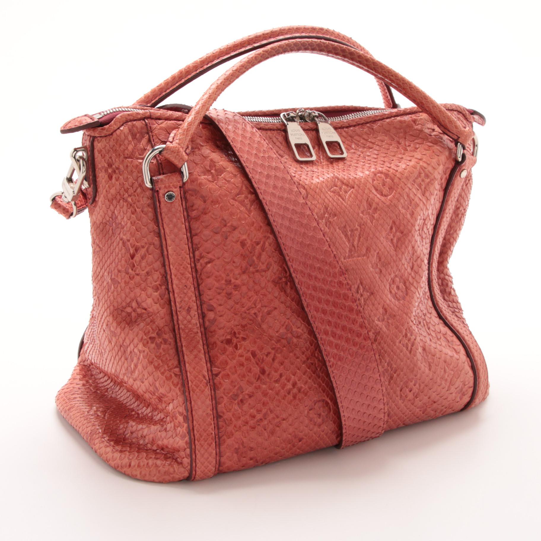 Louis Vuitton Frambroise Python Monogram Antheia Ixia PM Bag | EBTH