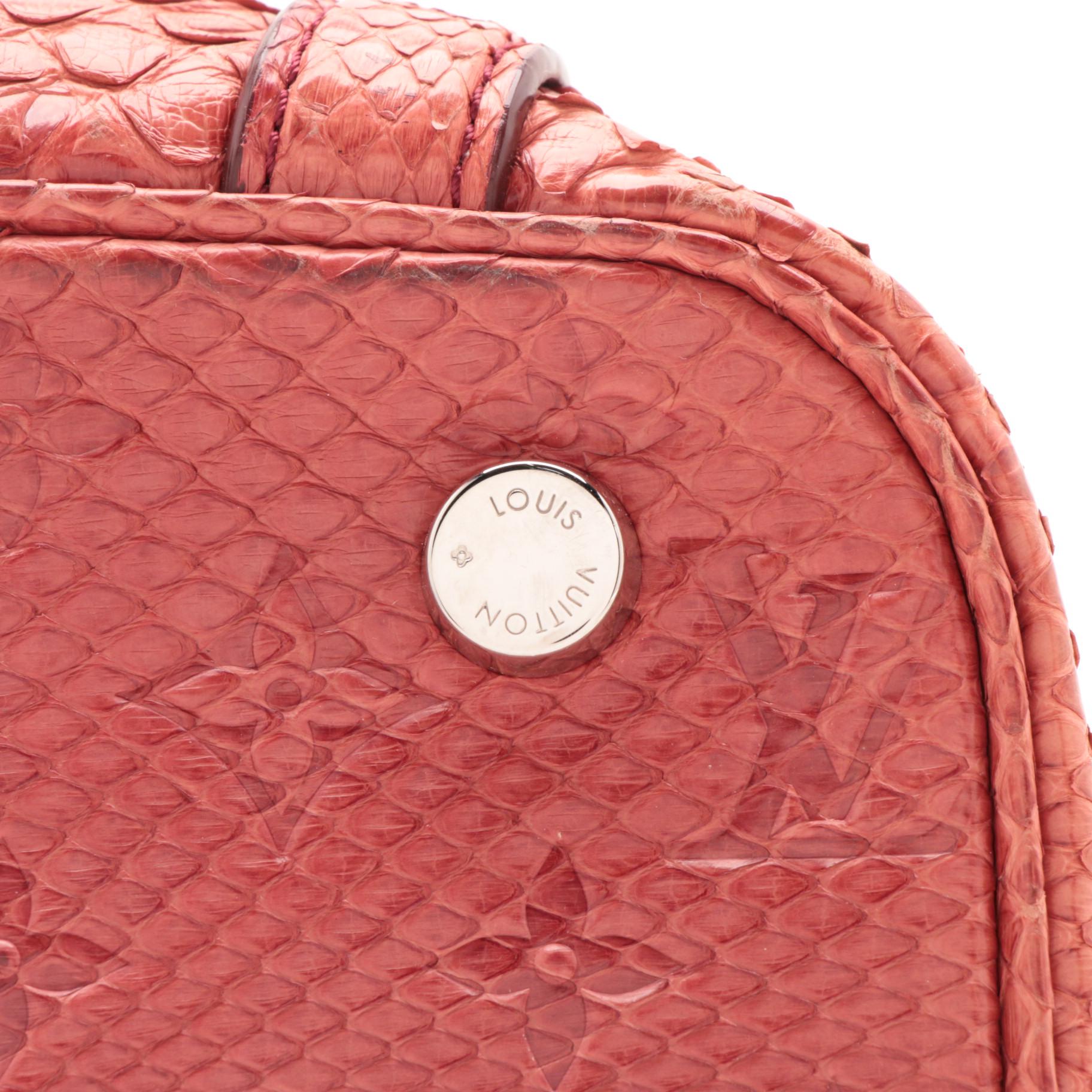 Louis Vuitton Frambroise Python Monogram Antheia Ixia PM Bag | EBTH