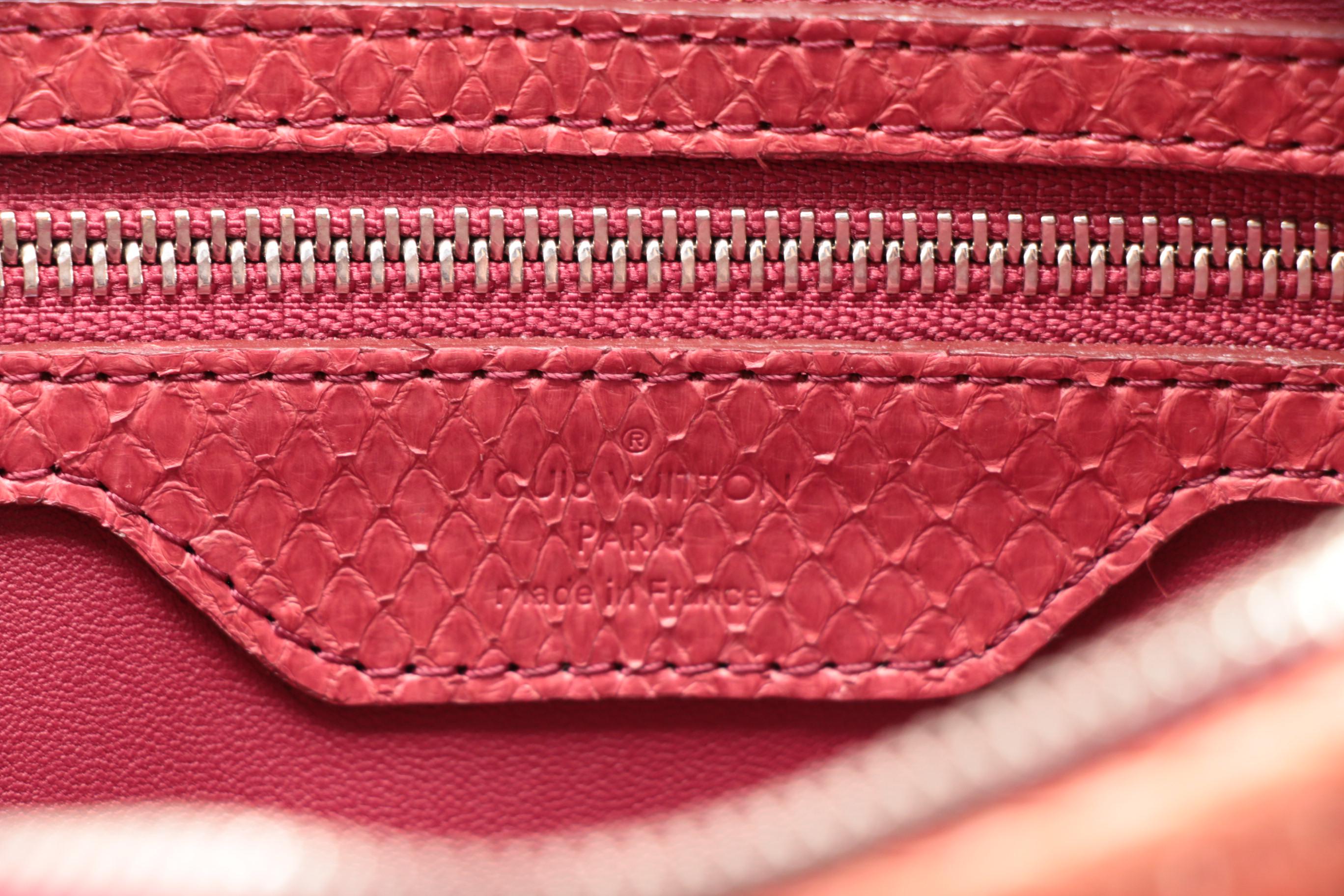 Louis Vuitton Frambroise Python Monogram Antheia Ixia PM Bag | EBTH