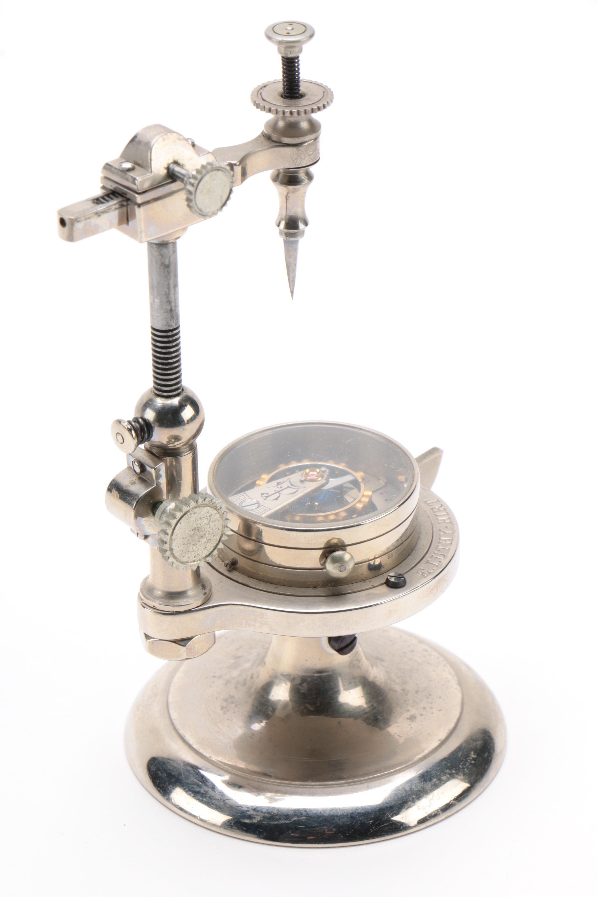 E. Luthy-Hirt Bienne Vibrating Hairspring Adjustment Tool for Watches ...