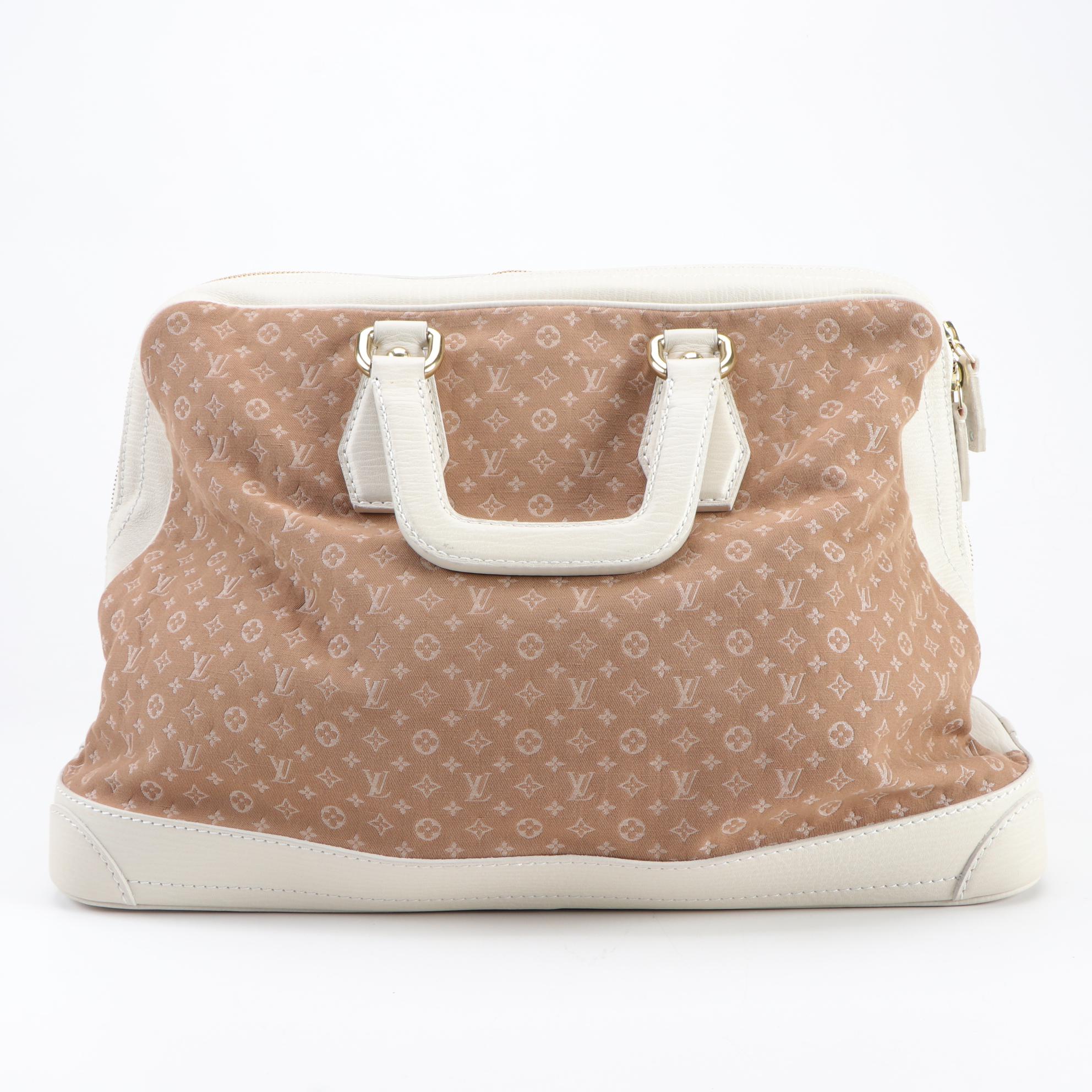 Louis Vuitton Initiales Isfahan Mini Lin Canvas and Leather Carryall ...