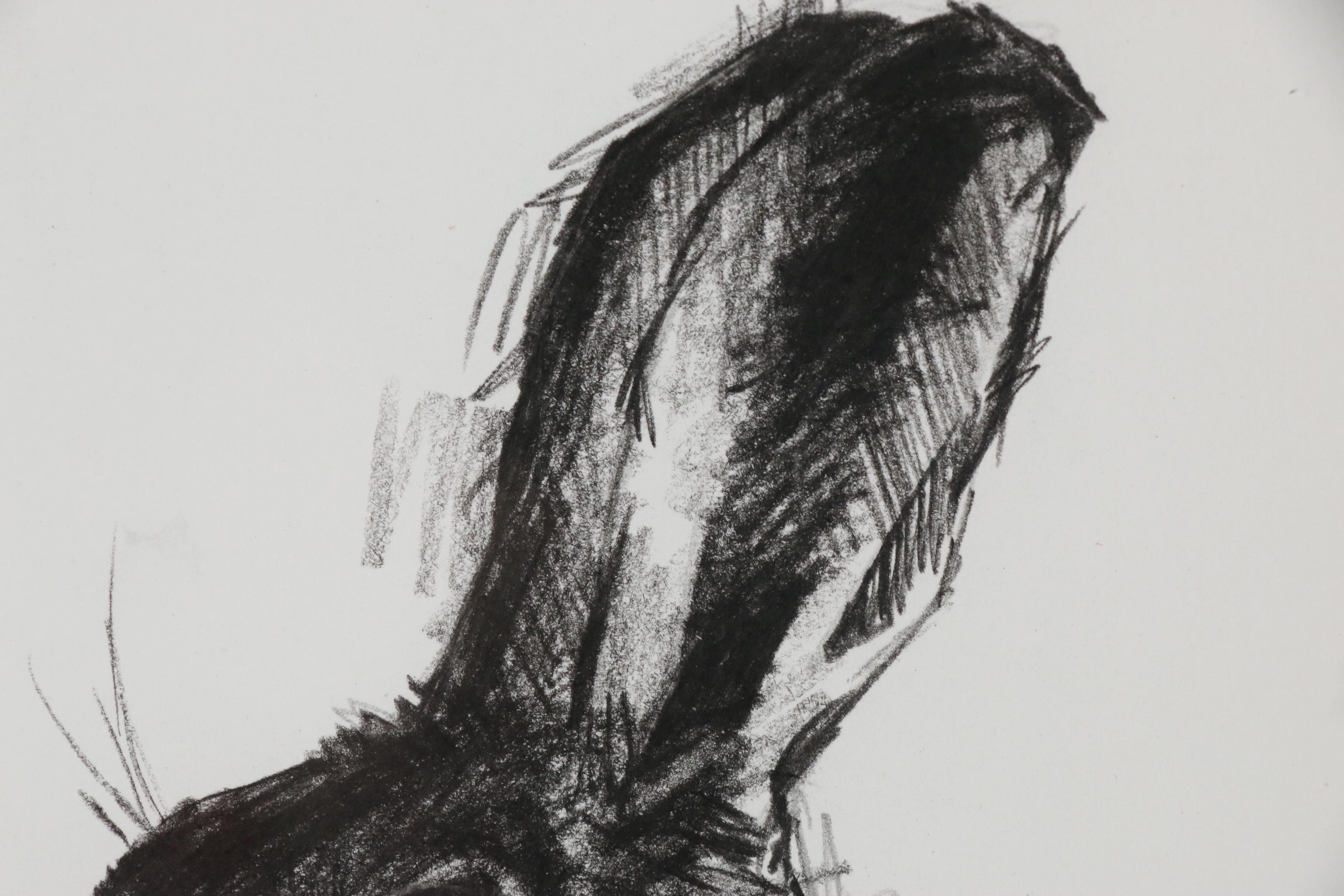 Marina Lebed Graphite Drawing of Bunny | EBTH