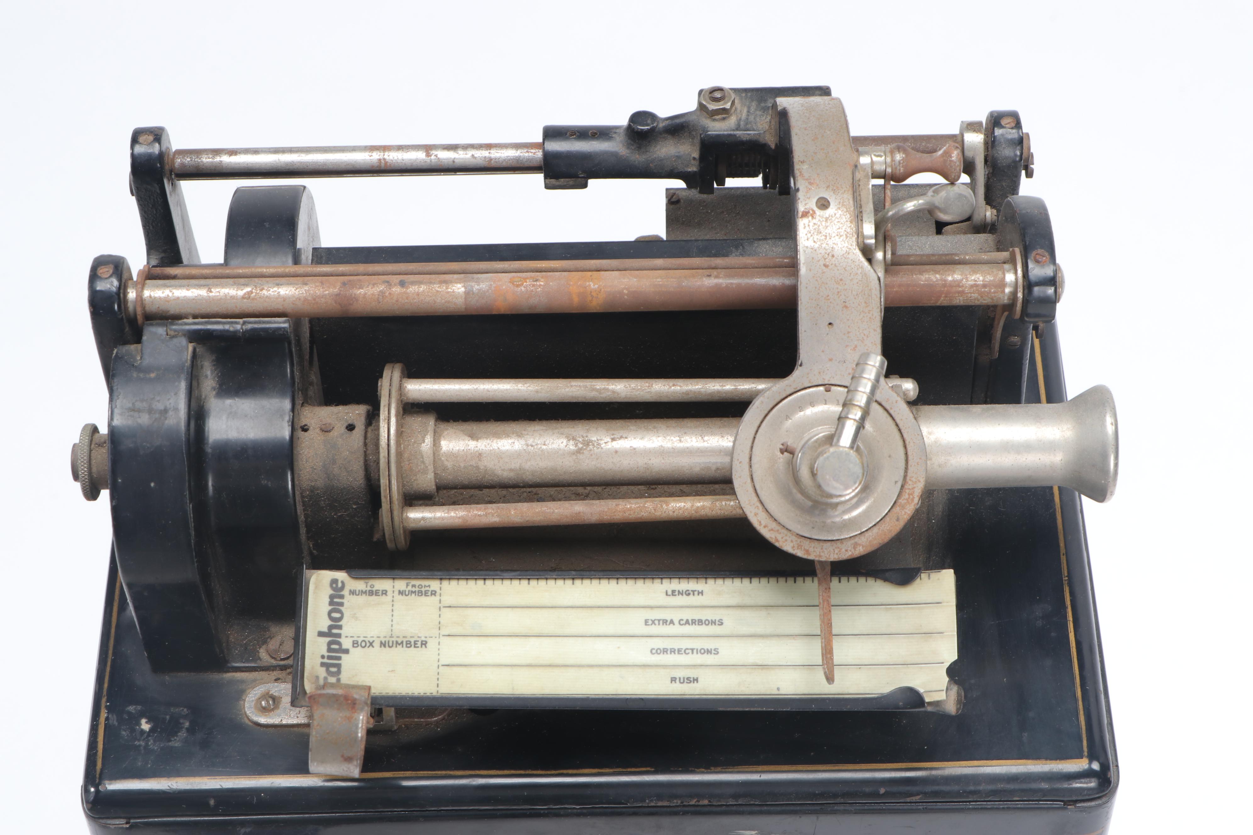 Thomas A. Edison Ediphone Dictation Machine, Early 20th Century | EBTH