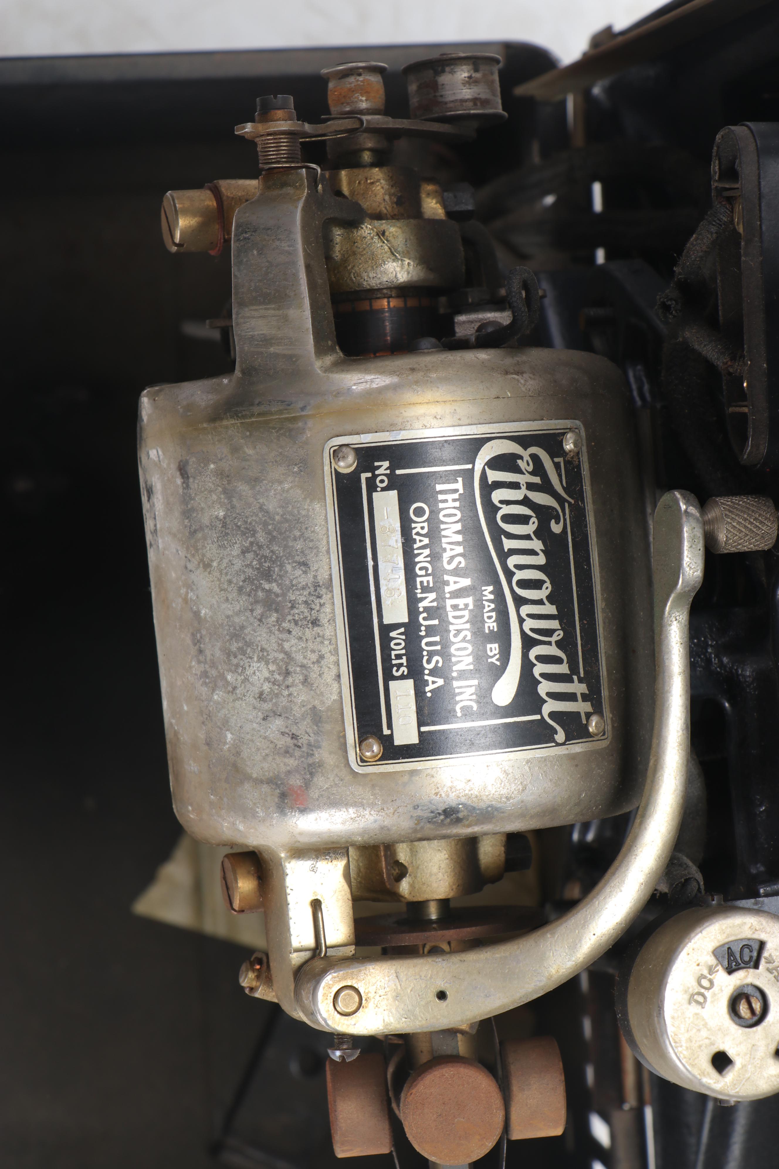 Thomas A. Edison Ediphone Dictation Machine, Early 20th Century | EBTH