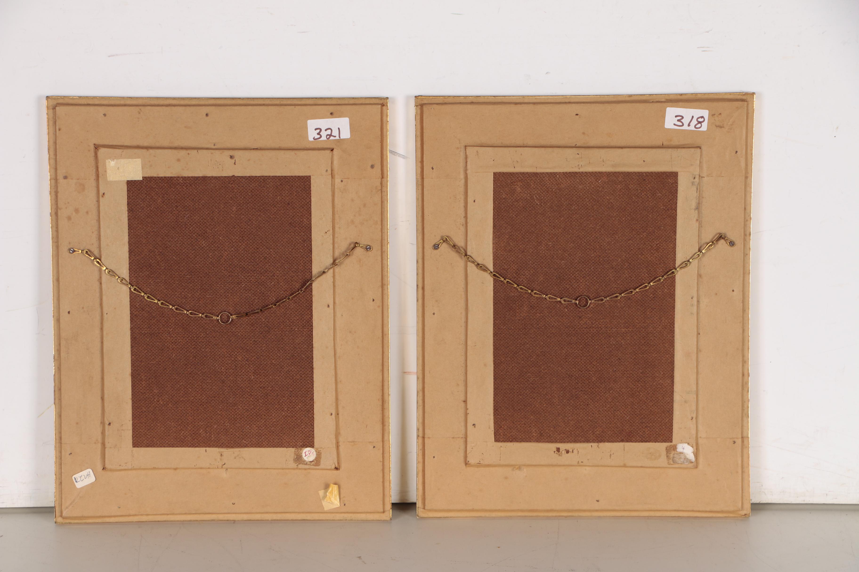 Indian Rajput Illuminated Manuscript Pages Depicting Krishna and Radha ...