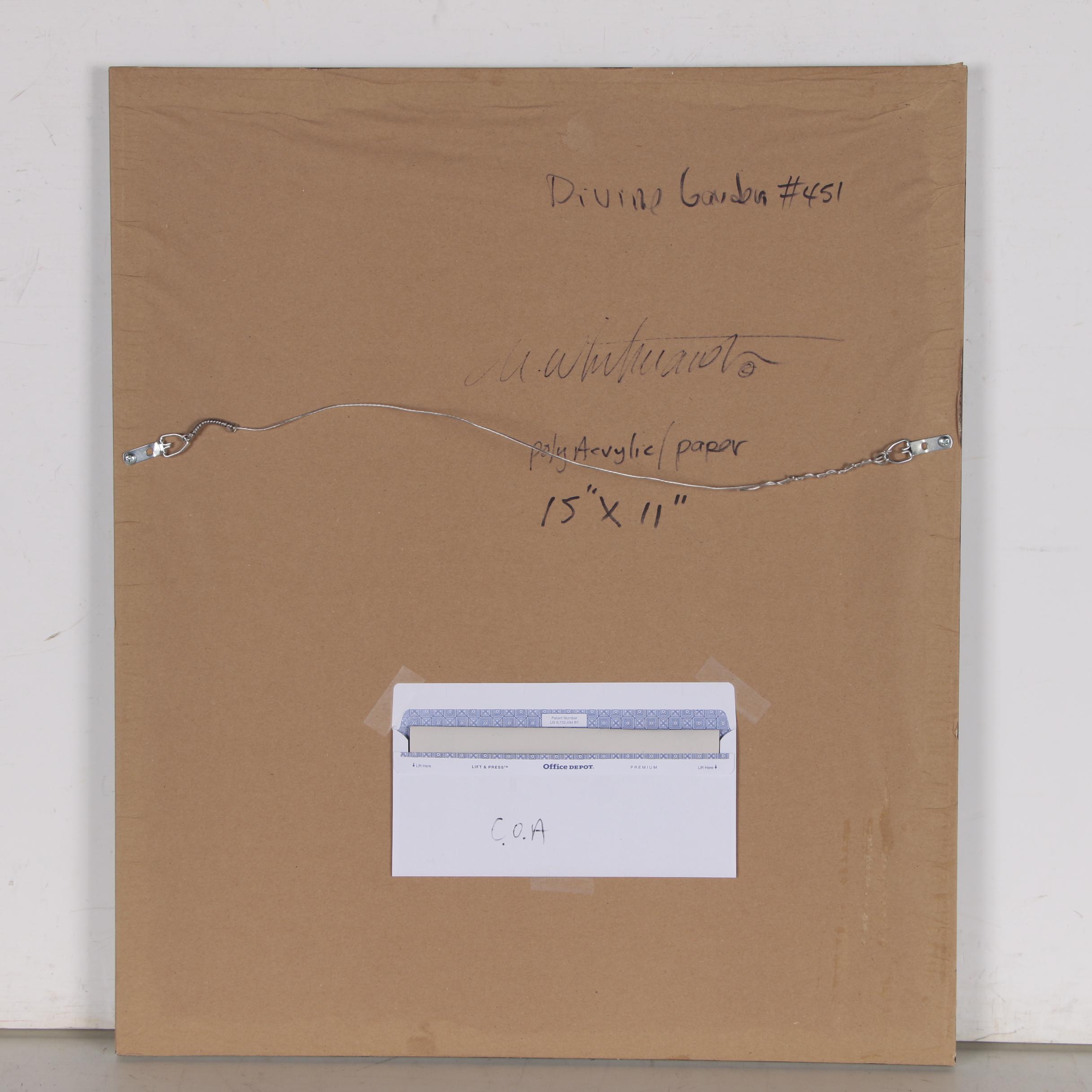 Mark Whitmarsh Abstract Acrylic Painting "Divine Garden Series #451" | EBTH