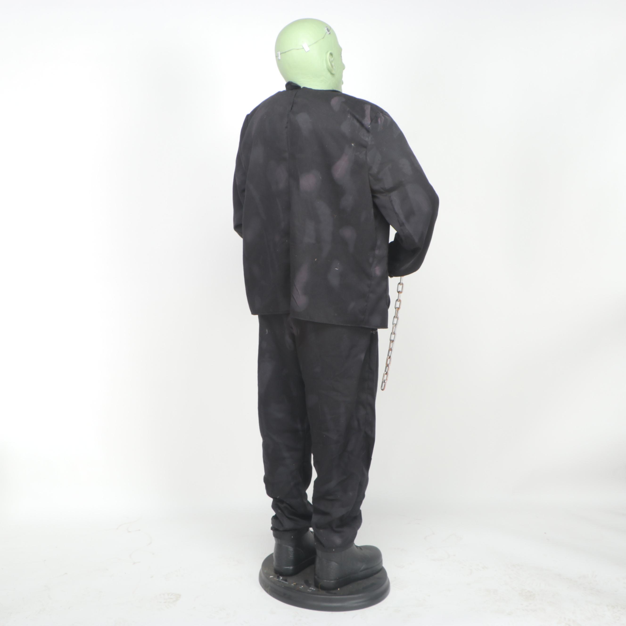 Halloween Décor Including Life-Size Zombie, Large Bat, and Illuminated ...