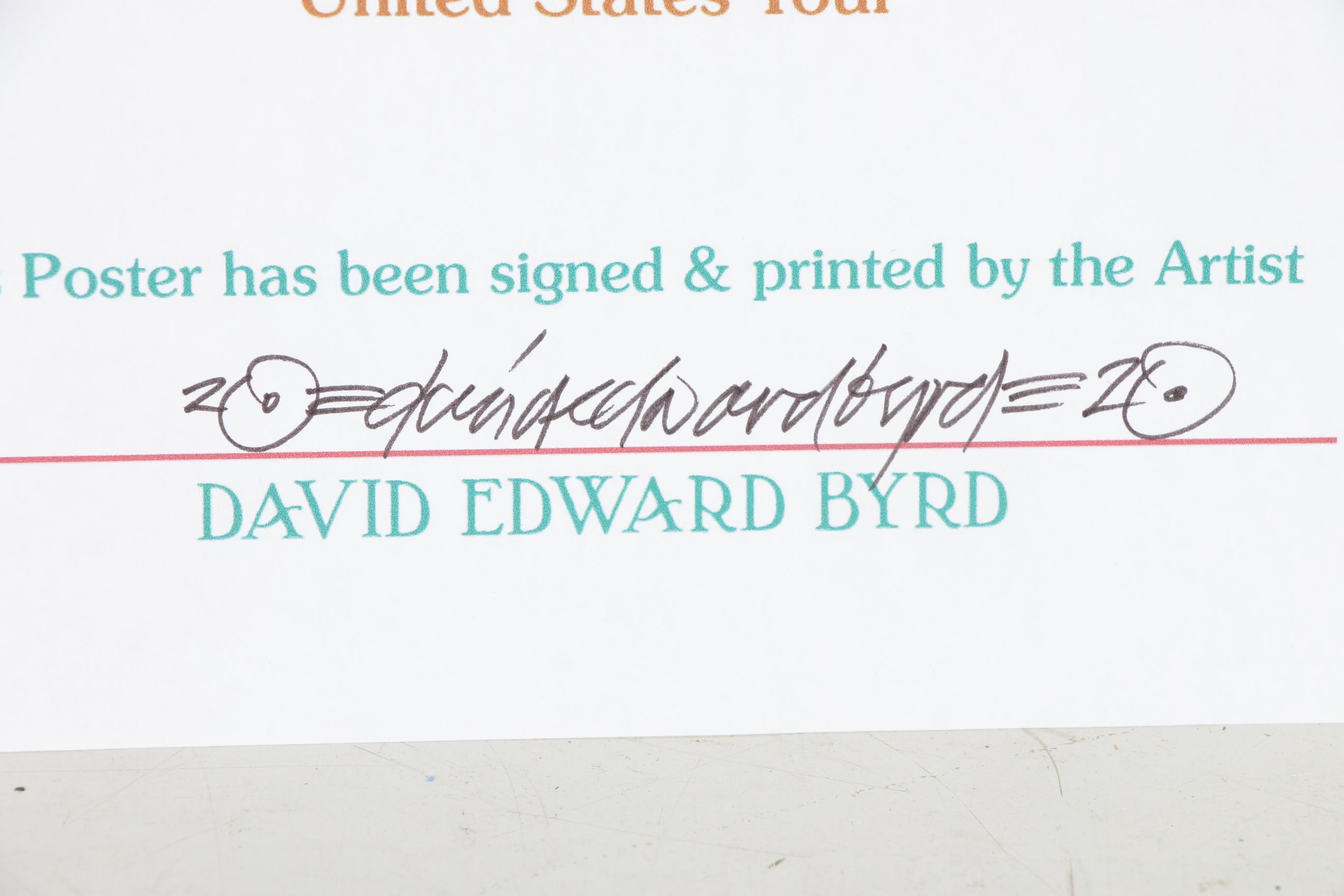 David Edward Byrd Giclée "Queen First Tour Regis College, Denver 1974 ...