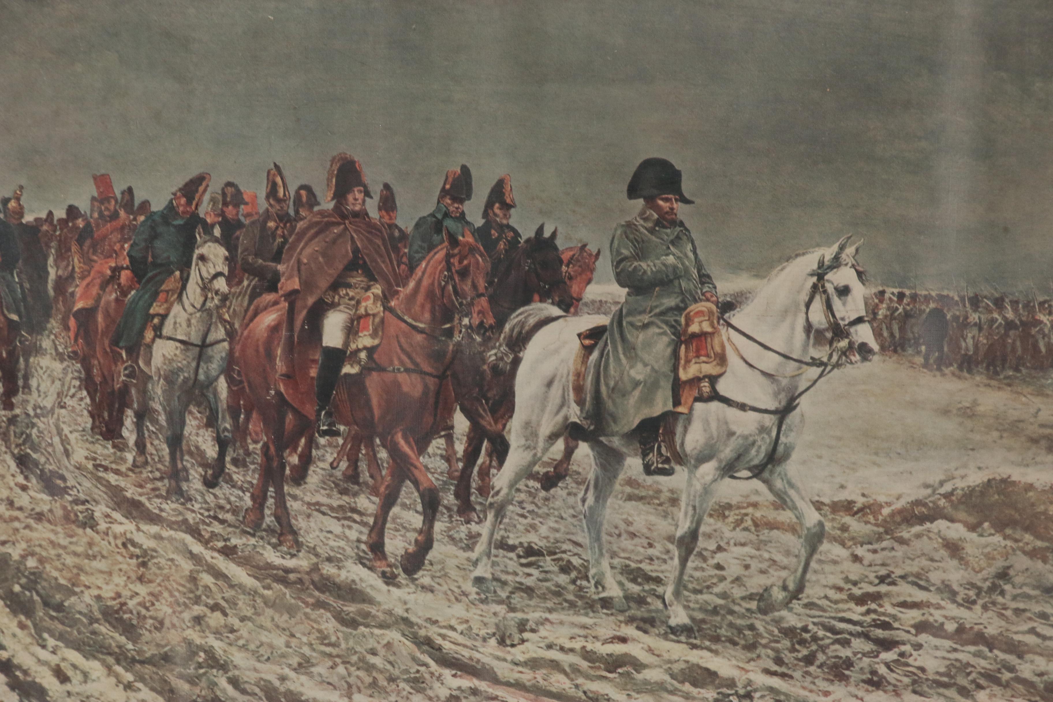 Offset Lithograph After Jean-Louis Ernest Meissonier "Campagne de ...