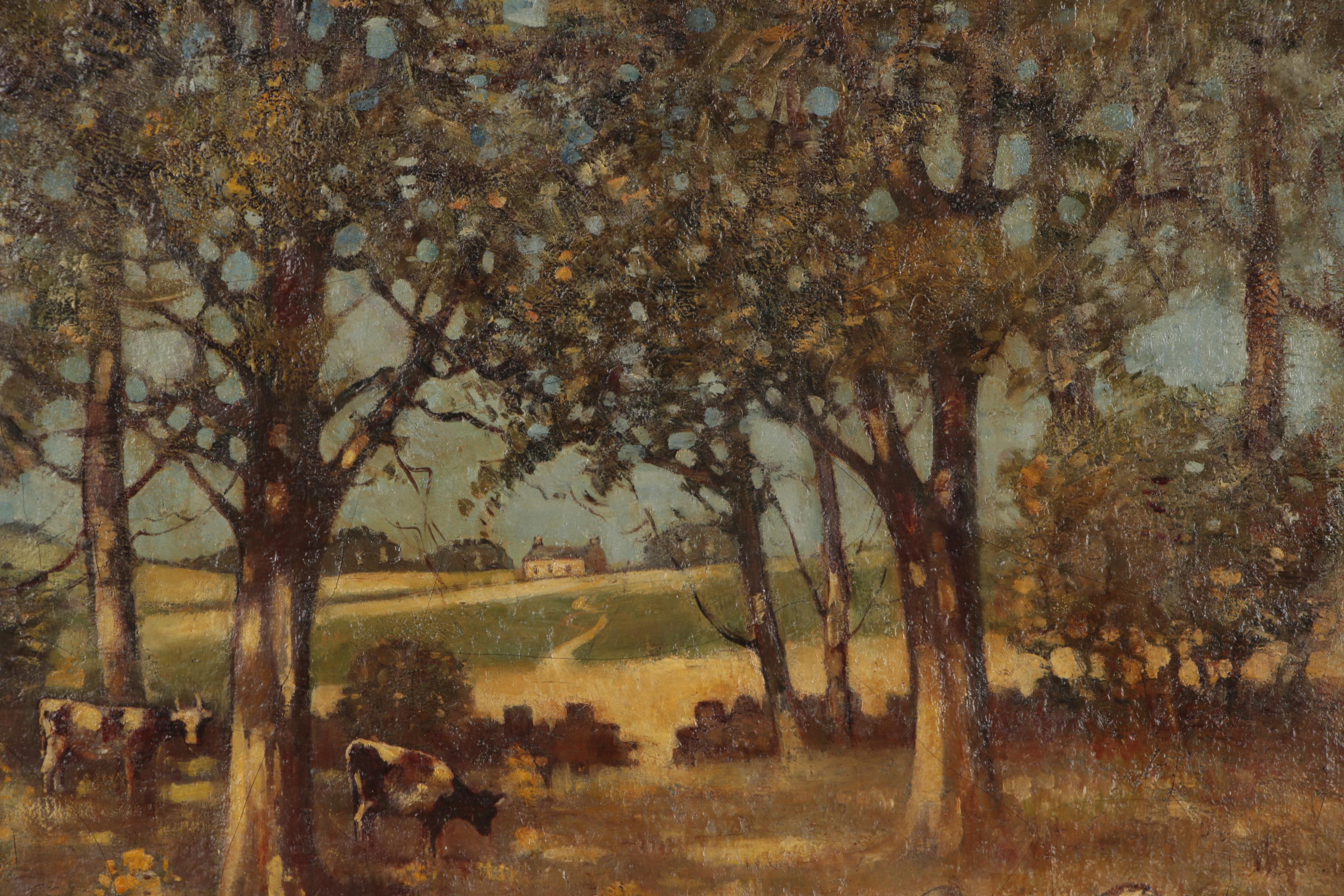 Thomas Meikle Kelly Pastoral Landscape Oil Painting | EBTH